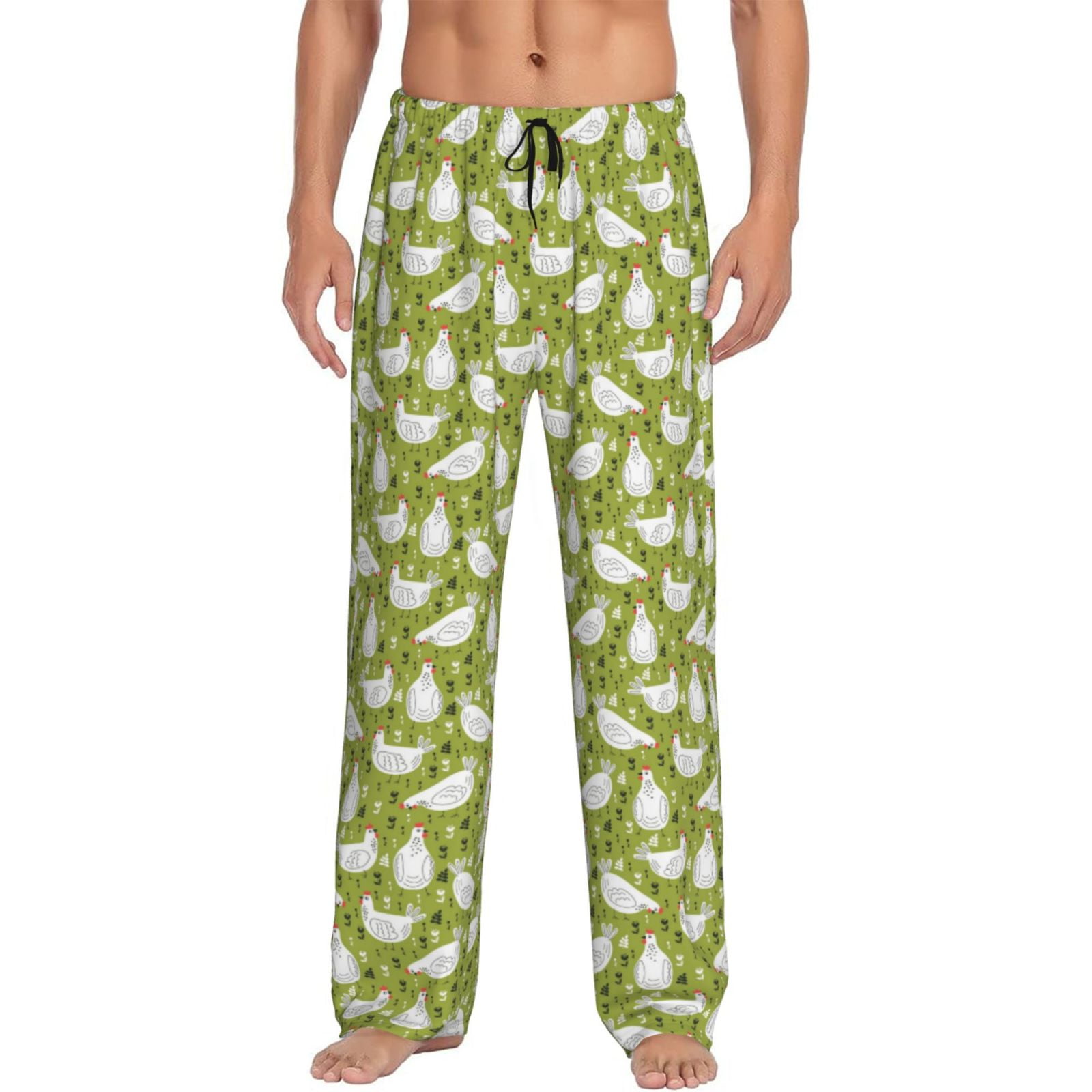 Xecao Funny Chicken Men's Straight Lounge Pajama Pants: The Ultimate in Comfortable Sleepwear ...