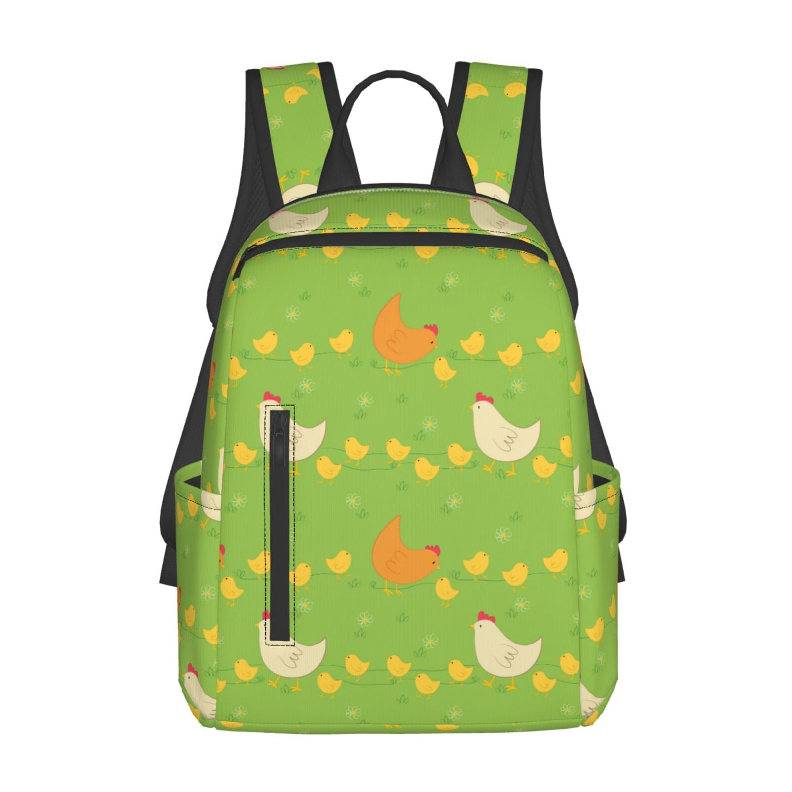 Xecao Funny Chicken print Backpack For women men Aesthetic Lightweight ...