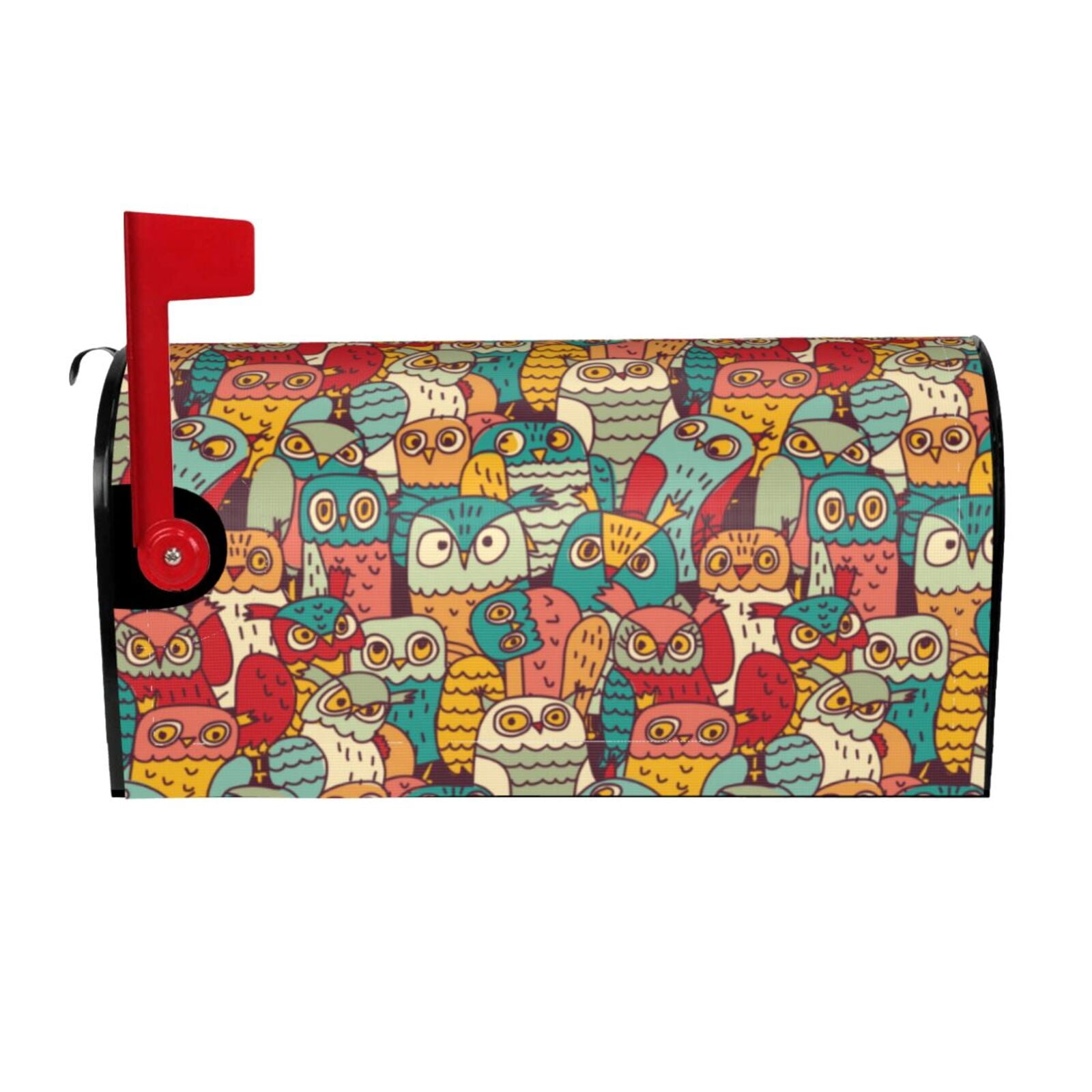 Xecao Funny Owl Bird for Mailbox Cover with Magnetic Strips, Waterproof ...