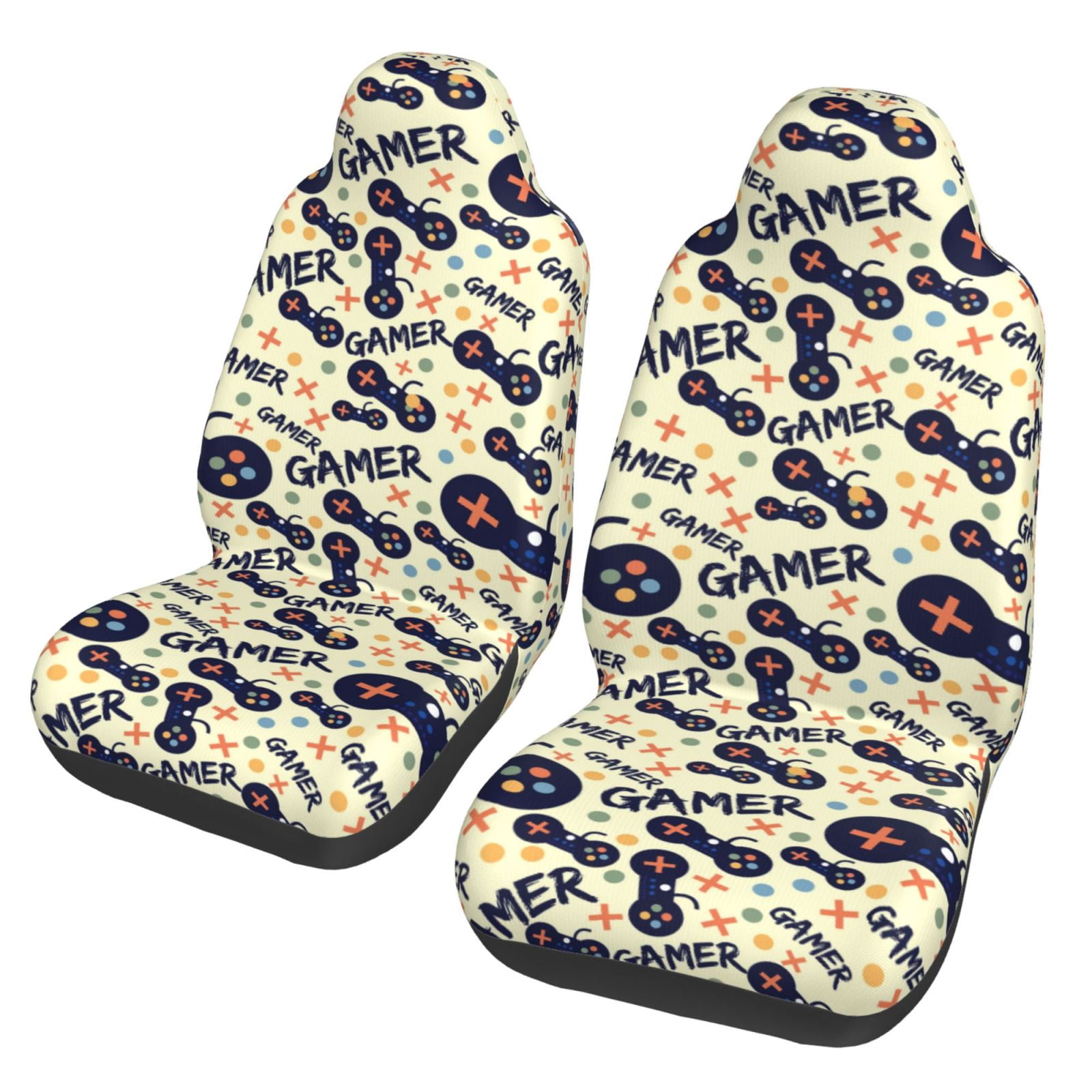 Xecao Game Controller Print Car Seat Cover in That Fits Most Cars, Vans ...
