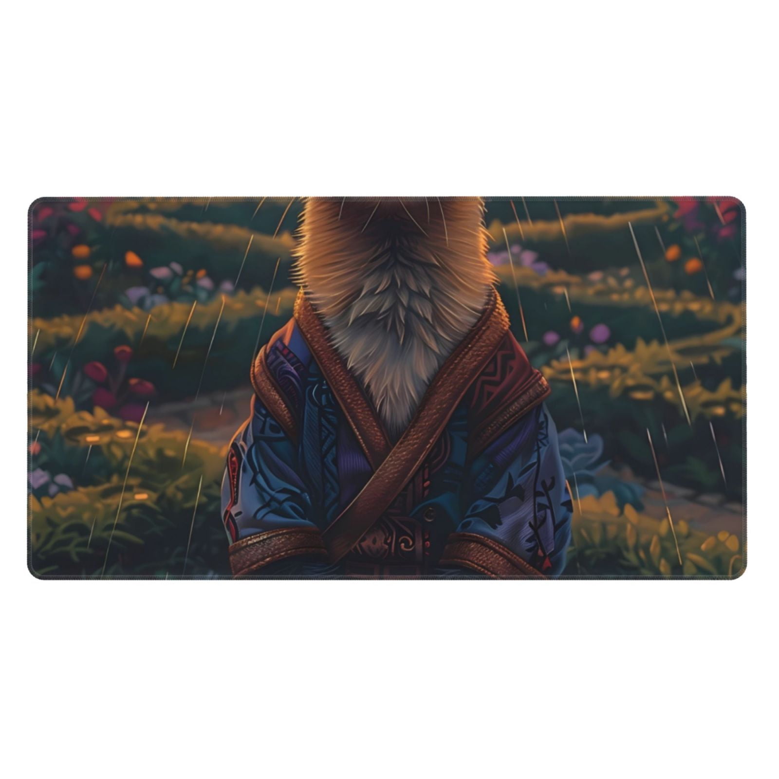 Xecao Garden Meditating Weasel for Waterproof Mouse Pad - Extended Contour Mouse Mat, Large ...
