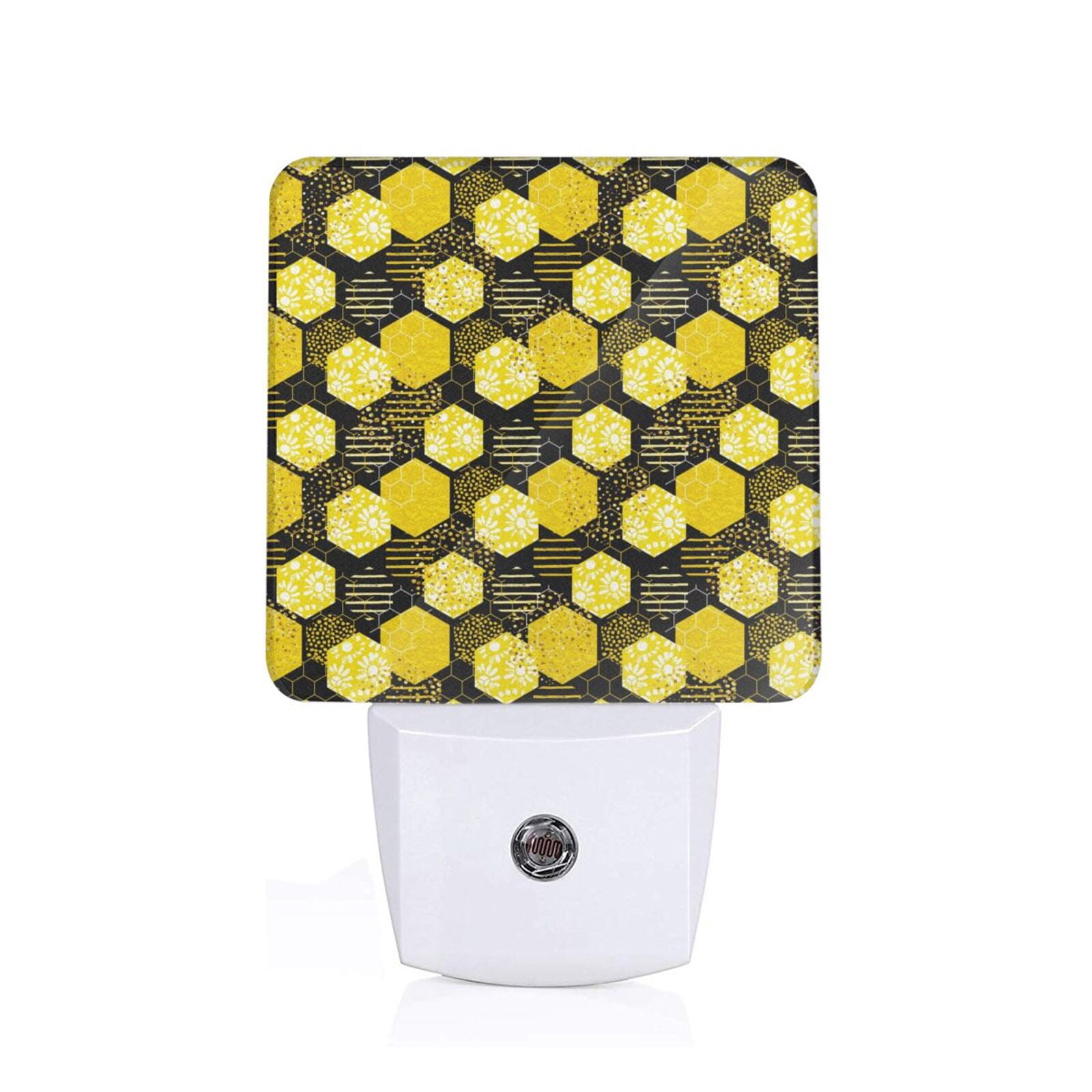 Xecao Geometric Pattern with Bee for Night Light - a Wall-mounted LED ...