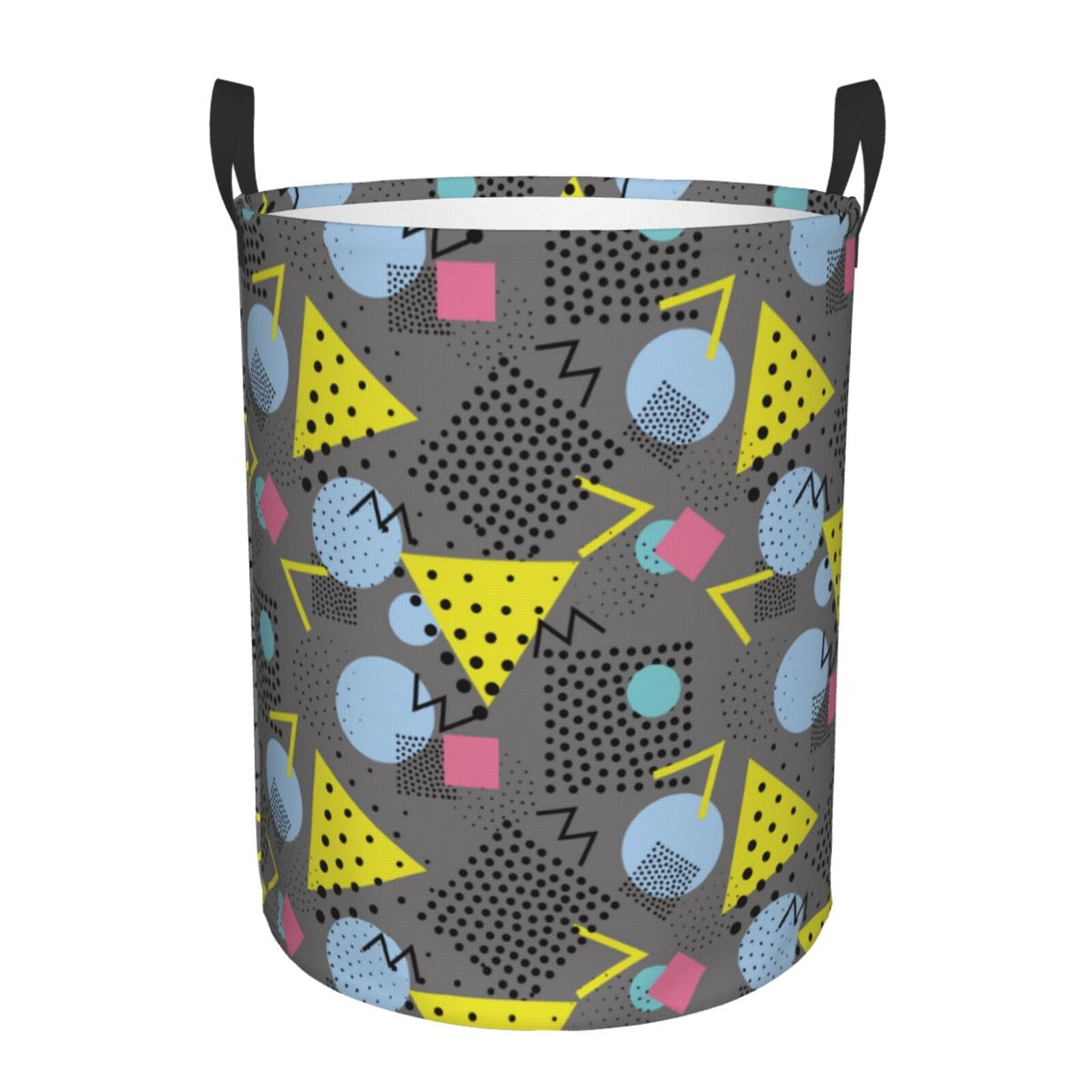 Xecao Geometric Print Laundry Hamper Basket,designed for Blanket ...