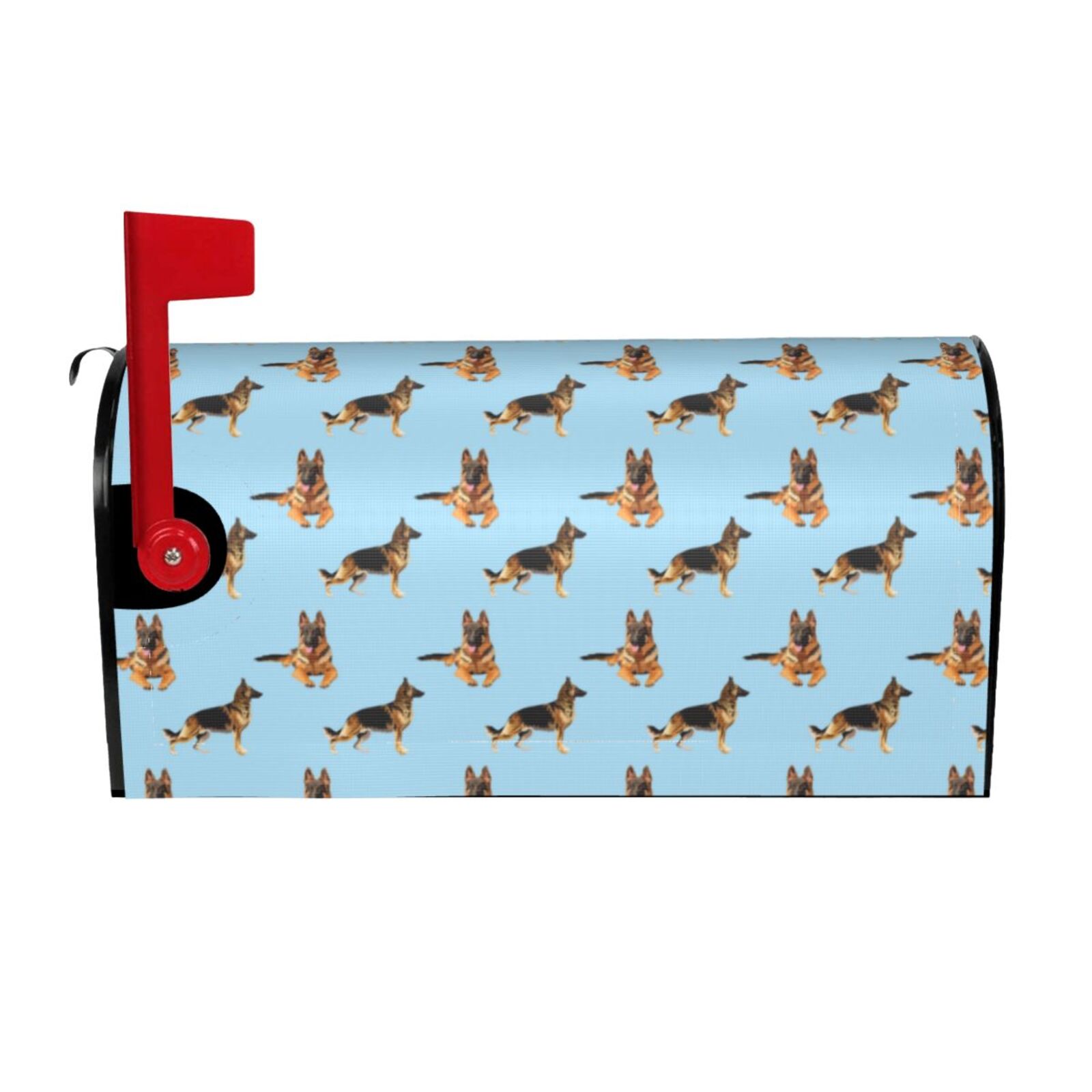 Xecao German Shepherd Dog for Mailbox Cover with Magnetic Strips ...
