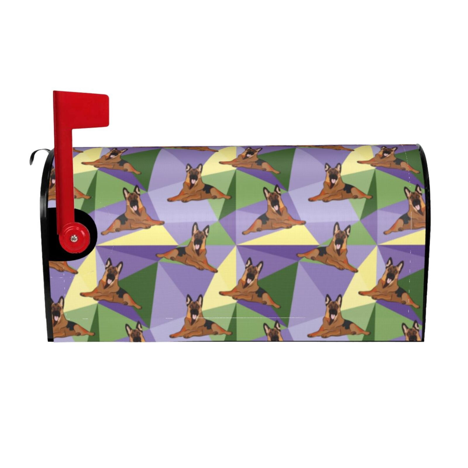 Xecao German Shepherd Dog for Mailbox Cover with Magnetic Strips ...