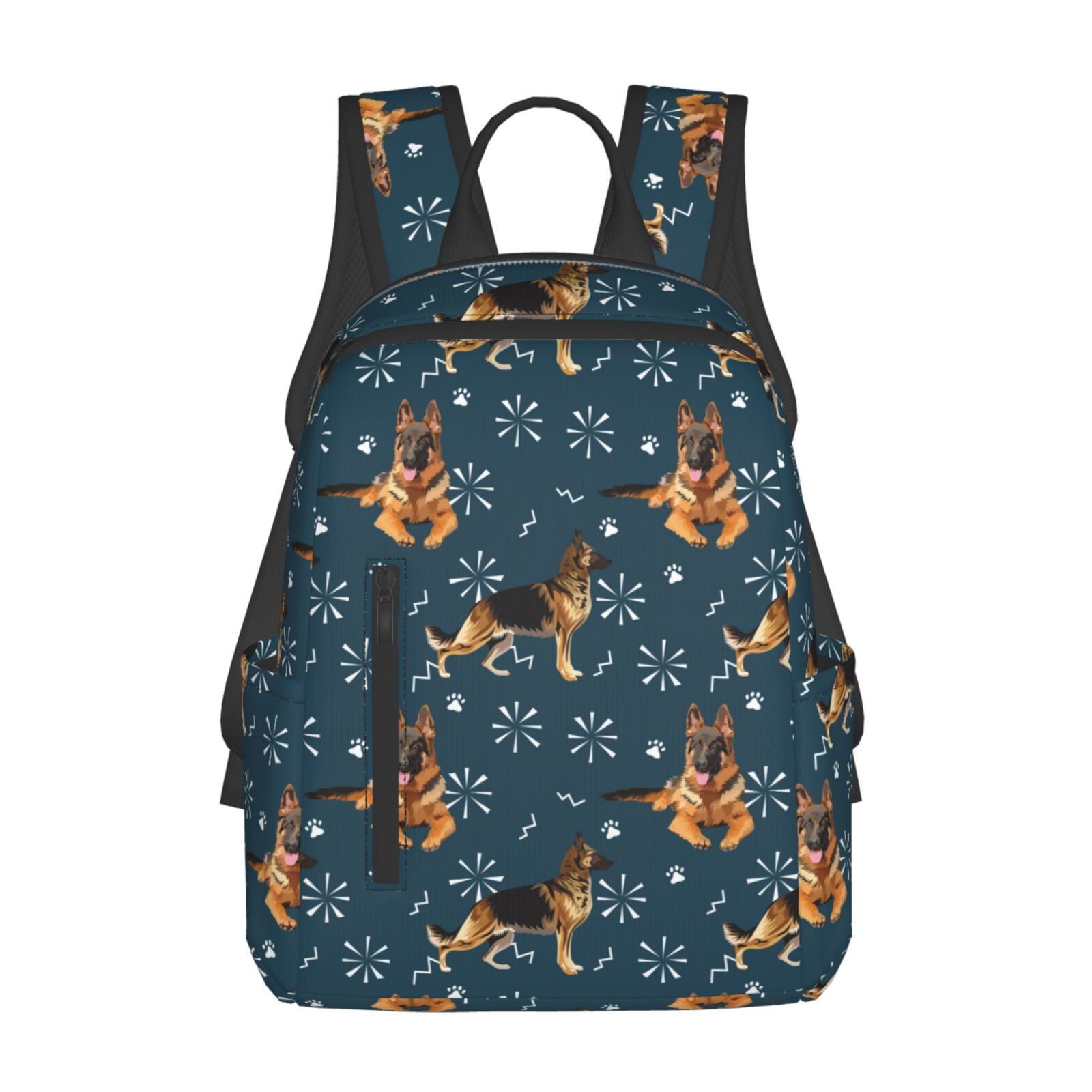 Xecao German Shepherd Dog print Backpack For women men Aesthetic ...