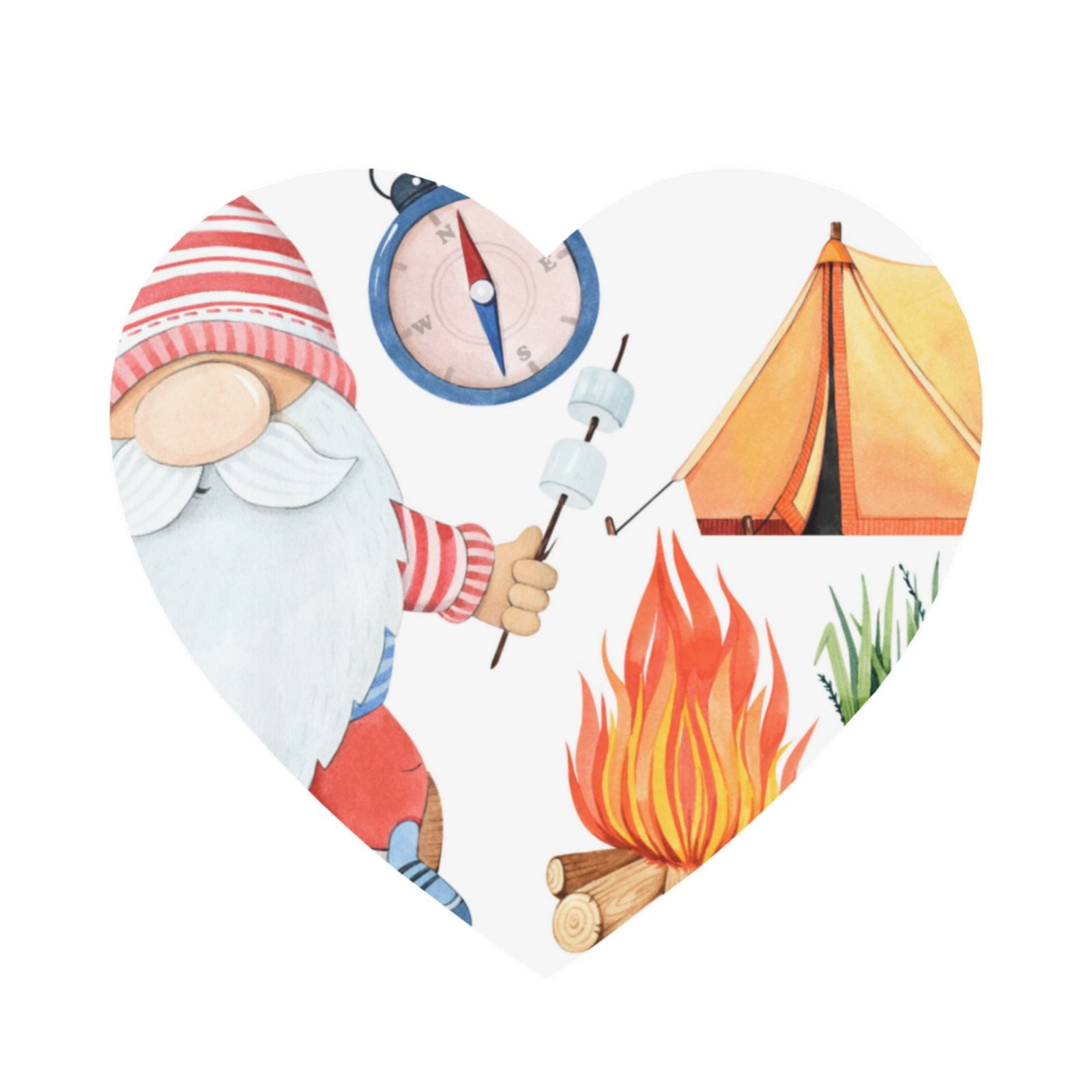 Xecao Gnome Camping for Fridge Magnets - Fun Decorative Refrigerator ...