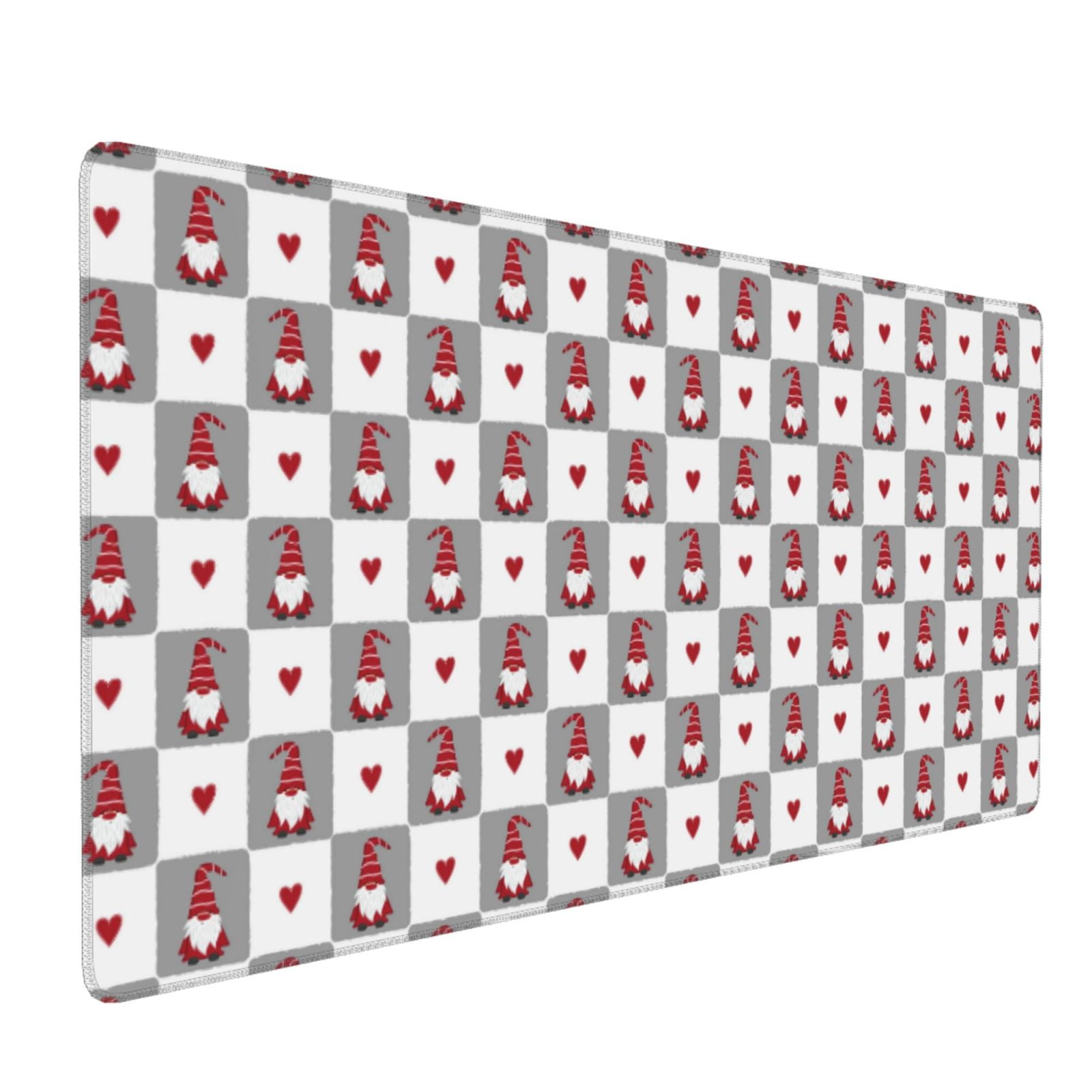 Xecao Gnomes and Hearts Print Large Mouse Pad, 16x35.5in Mousepad ...