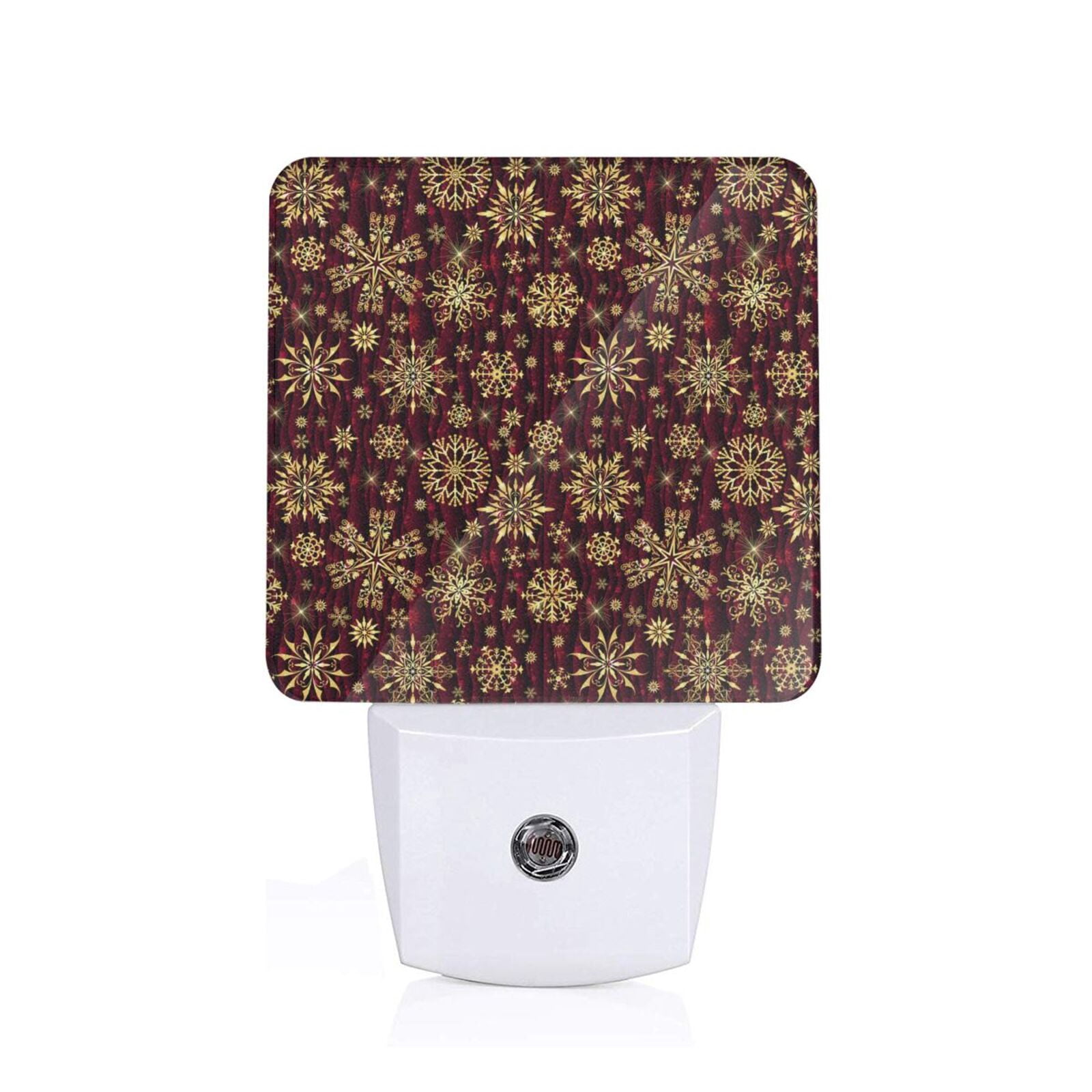 Xecao Golden Snowflakes for Night Light - a Wall-mounted LED Fixture ...