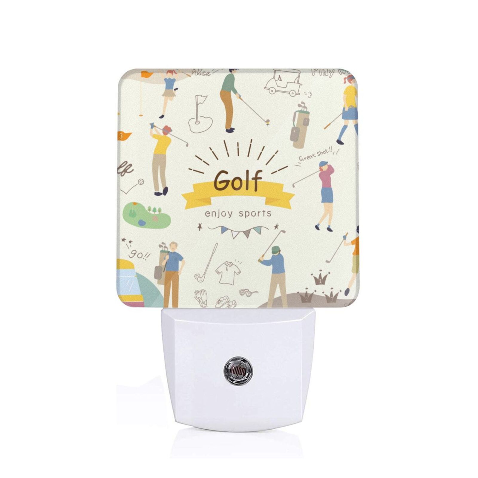 Xecao Golf Icons And Golfer for Night Light - a Wall-mounted LED ...