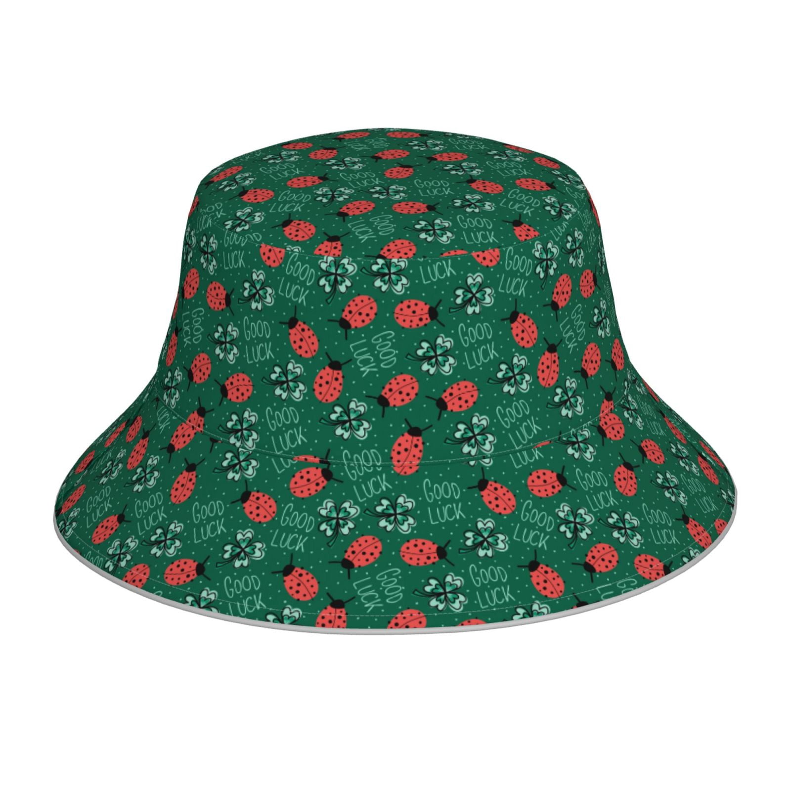 Xecao Good Luck Ladybug Print Men and Women Night Reflective Hat Runner ...