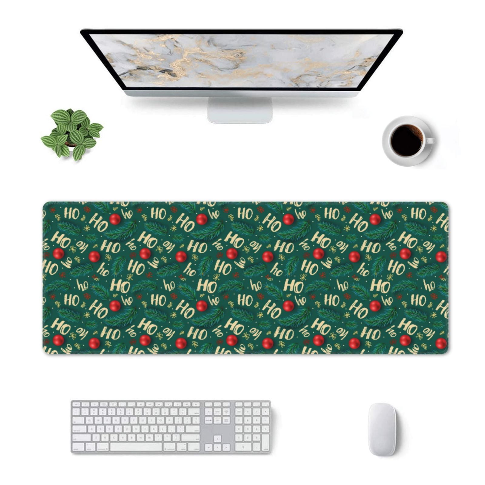 Xecao Green Background With Ho for Mouse Pad - Waterproof Extended ...