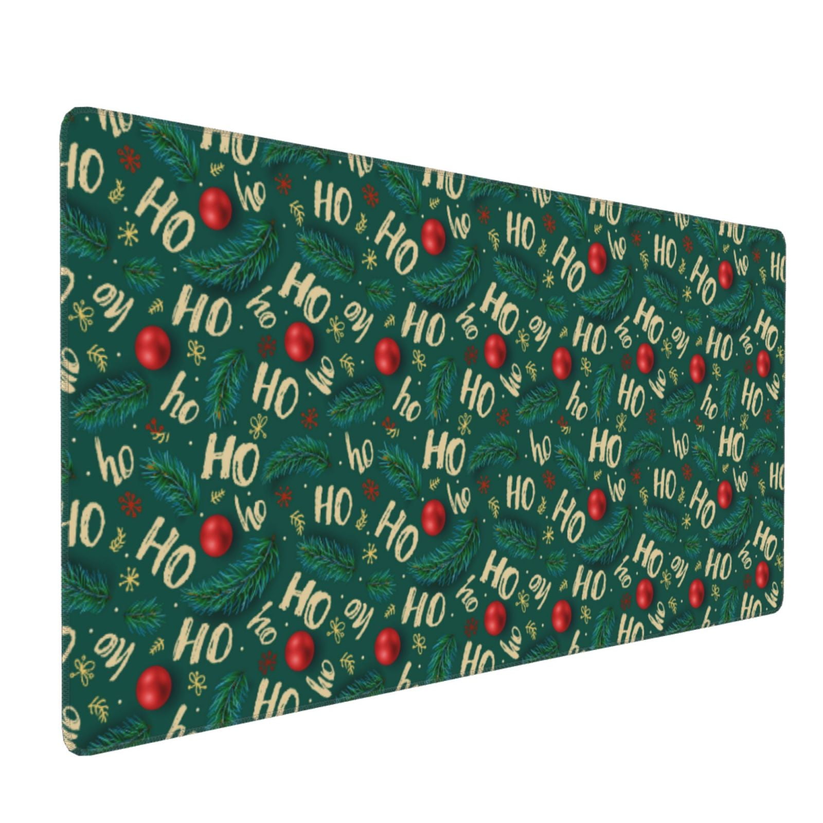 Xecao Green Background With Ho Print Large Mouse Pad, 16x35.5in ...