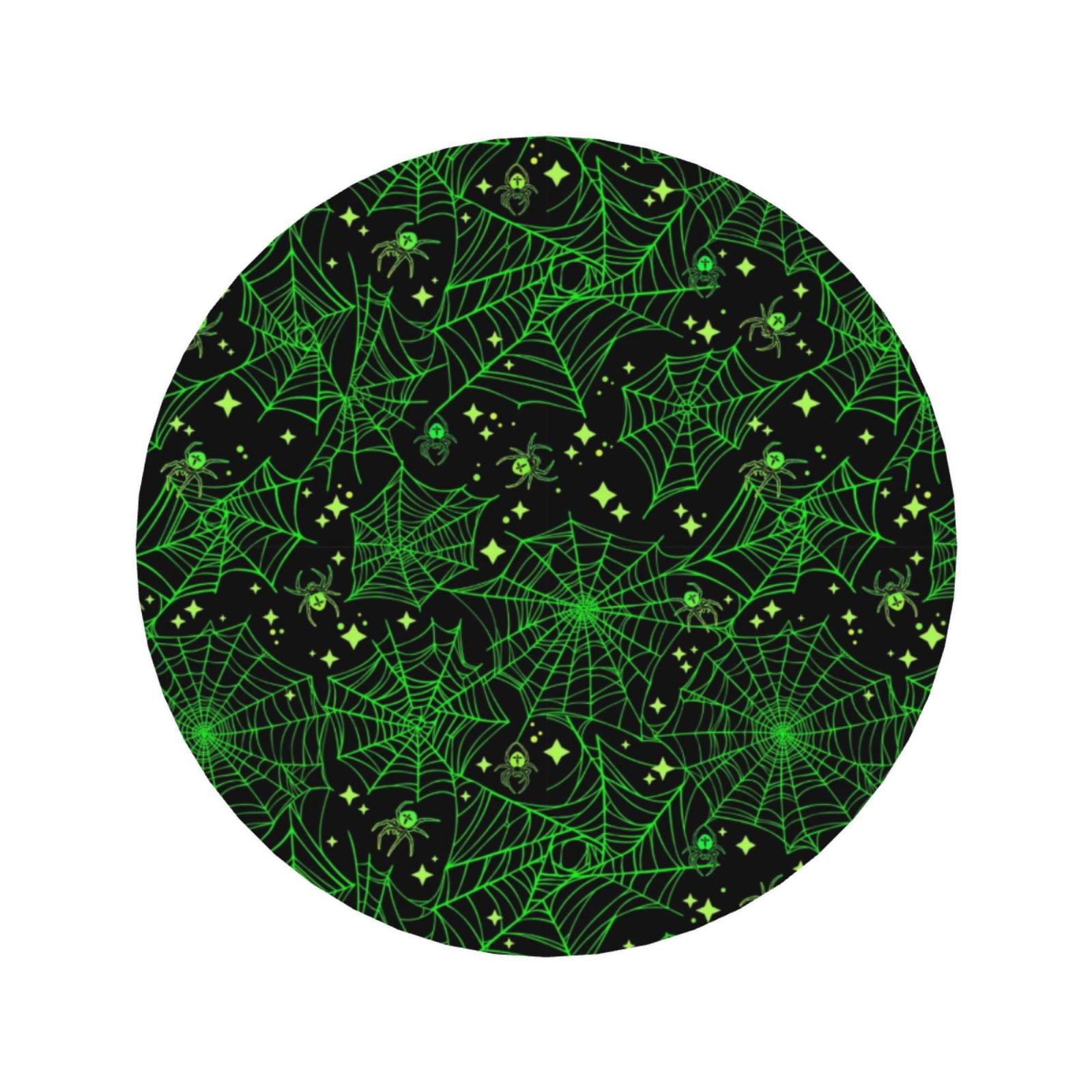 Xecao Green Bright Web with Spiders for Fridge Magnets - Fun Decorative ...
