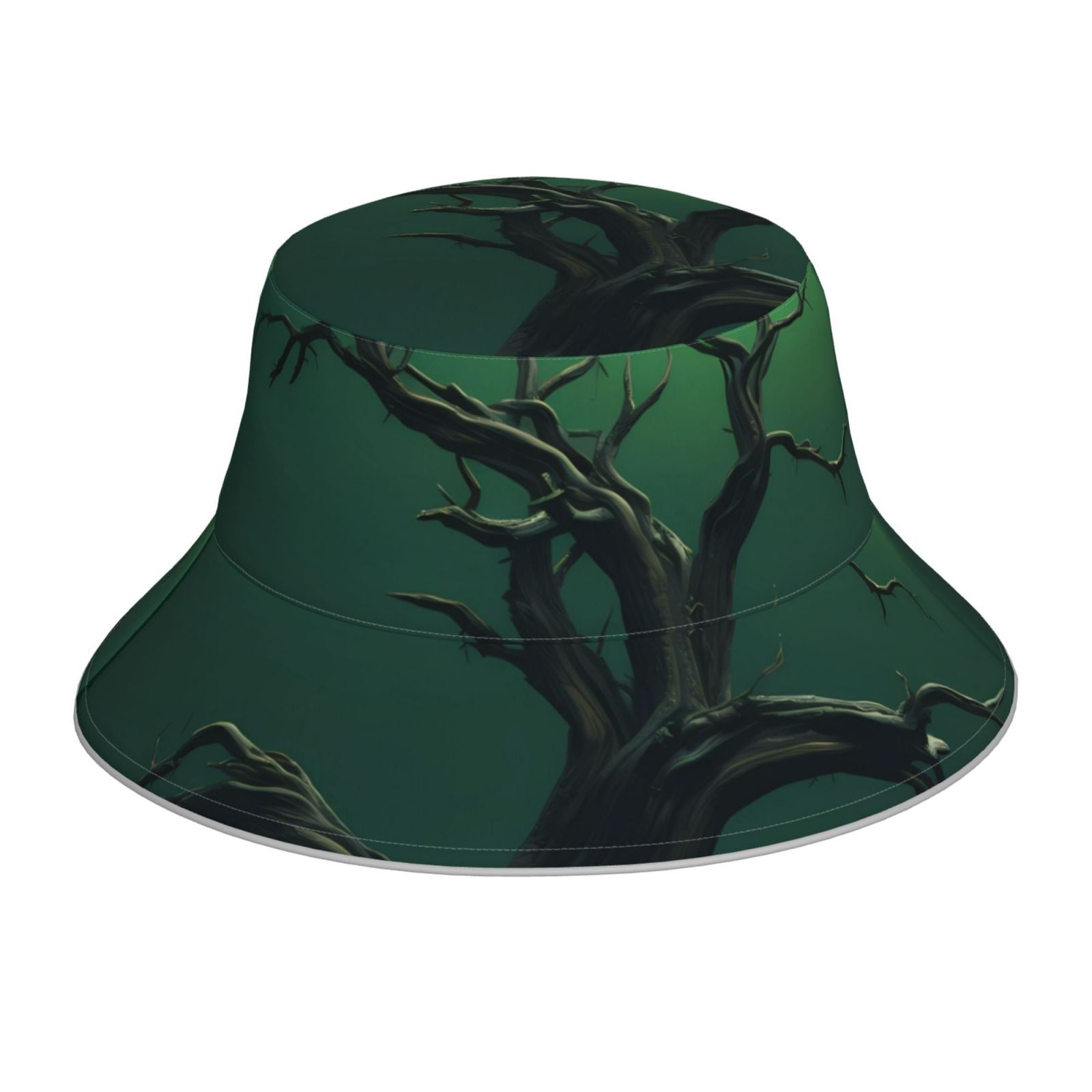 Xecao Green Night Sky Moon Branches Print Men and Women Night ...