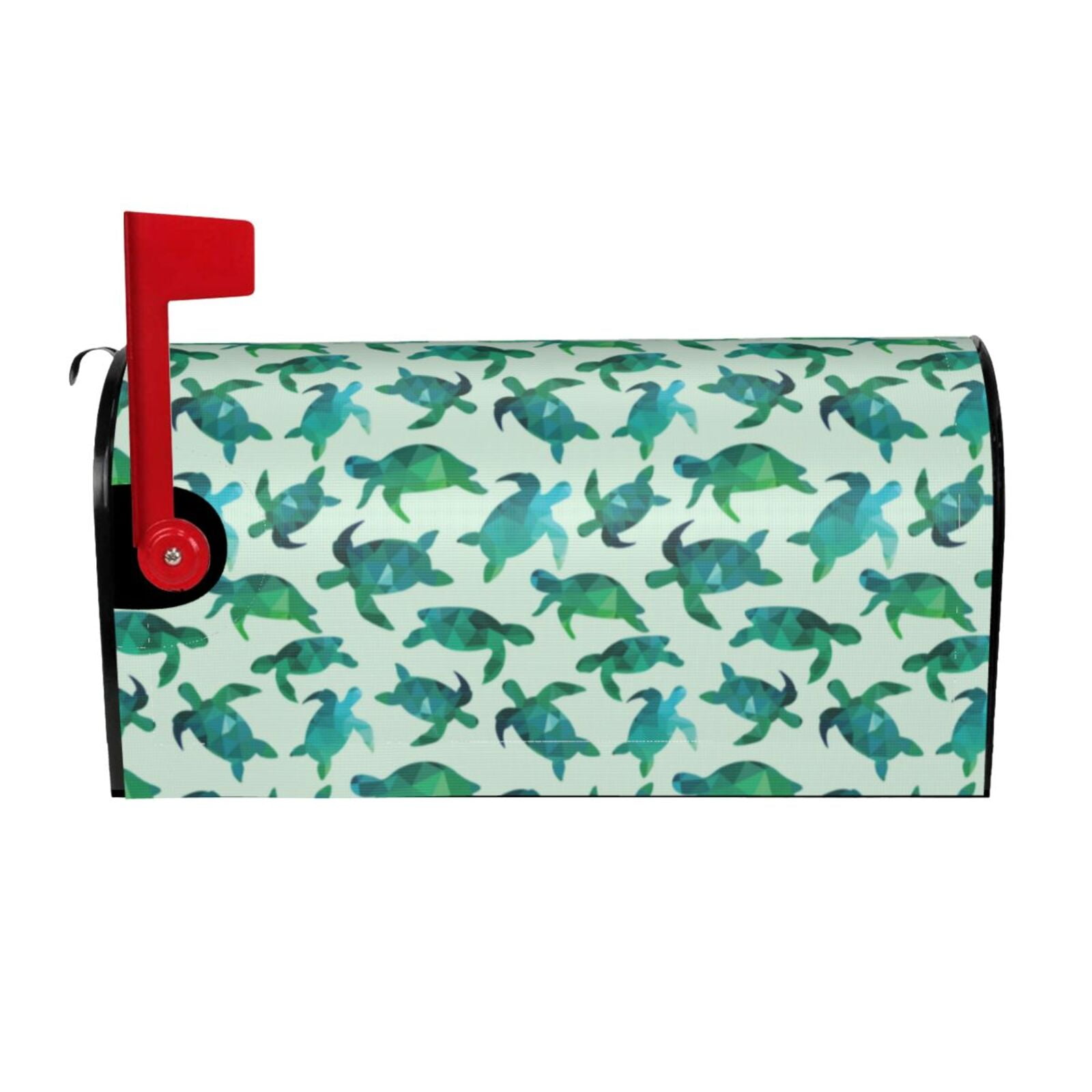 Xecao Green Sea Turtle for Mailbox Cover with Magnetic Strips ...