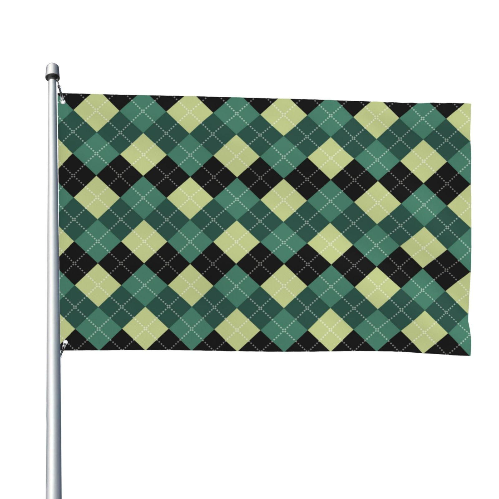 Xecao Green Squares for Longest Lasting Flag, Made From Polyester, UV ...