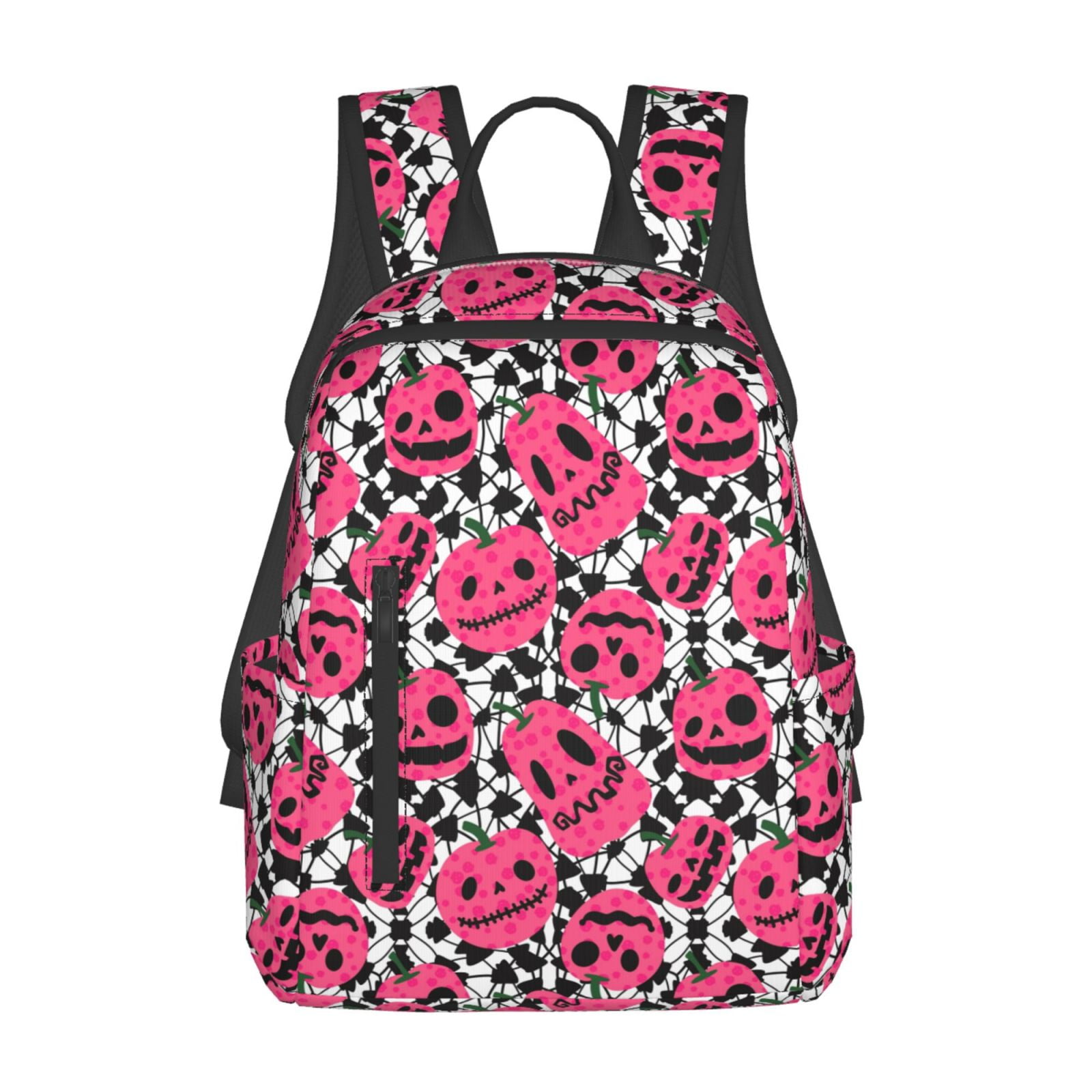 Xecao Halloween Pumpkins print Backpack For women men Aesthetic ...