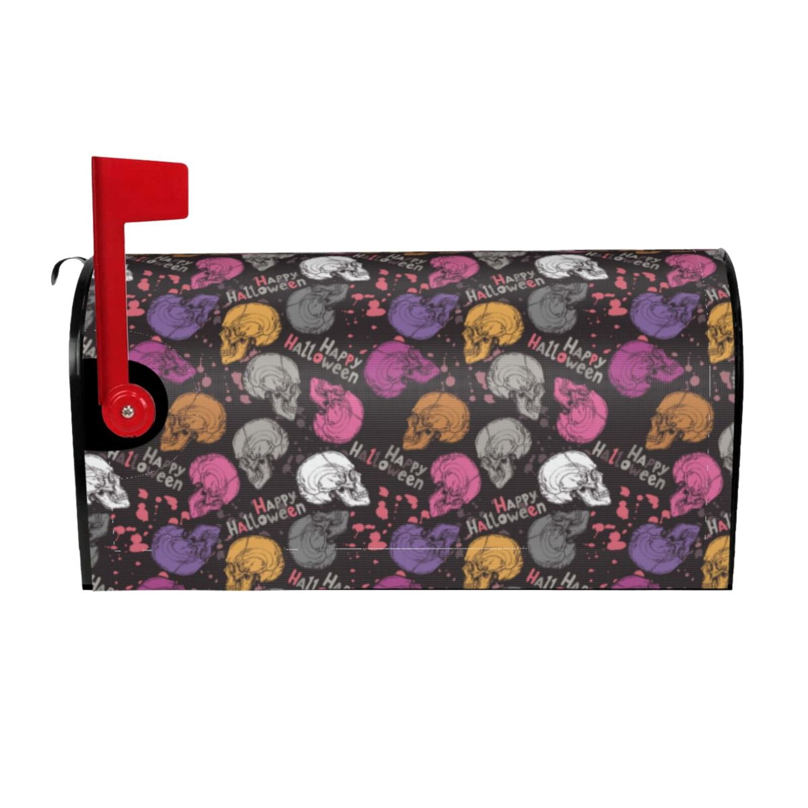 Xecao Halloween Skeleton for Mailbox Cover with Magnetic Strips ...