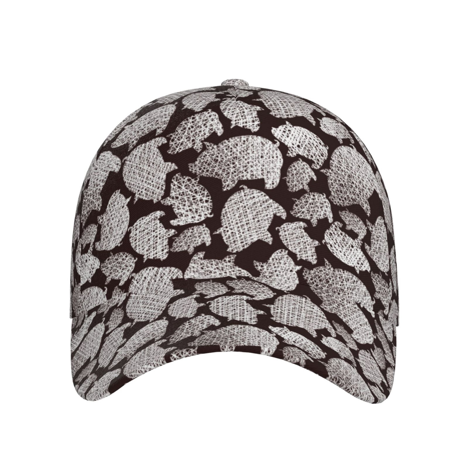 Xecao Hand Drawn Pig for Baseball Cap: Unisex, crafted from classic ...