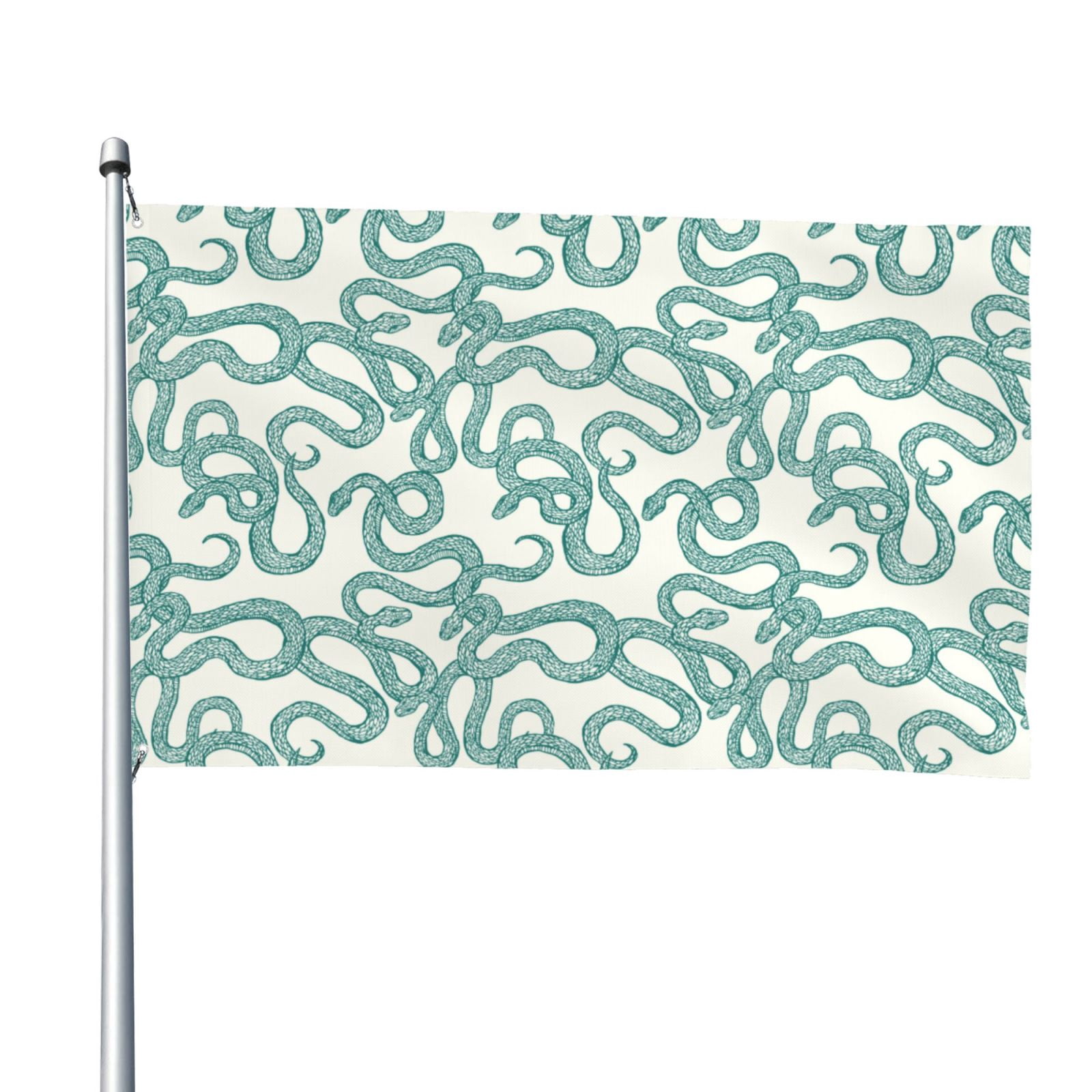 Xecao Hand Drawn Snake for Longest Lasting Flag, Made From Polyester ...