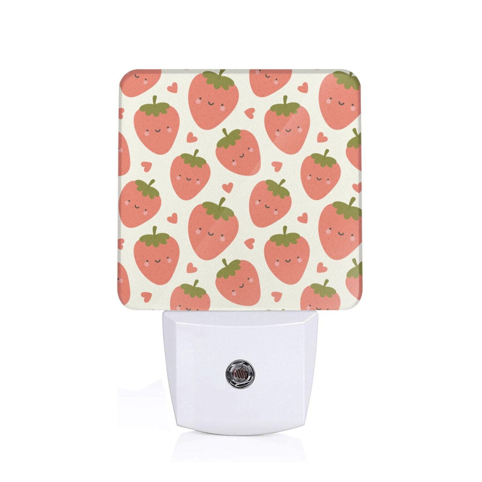 Xecao Hand Drawn Strawberry for Night Light - a Wall-mounted LED ...