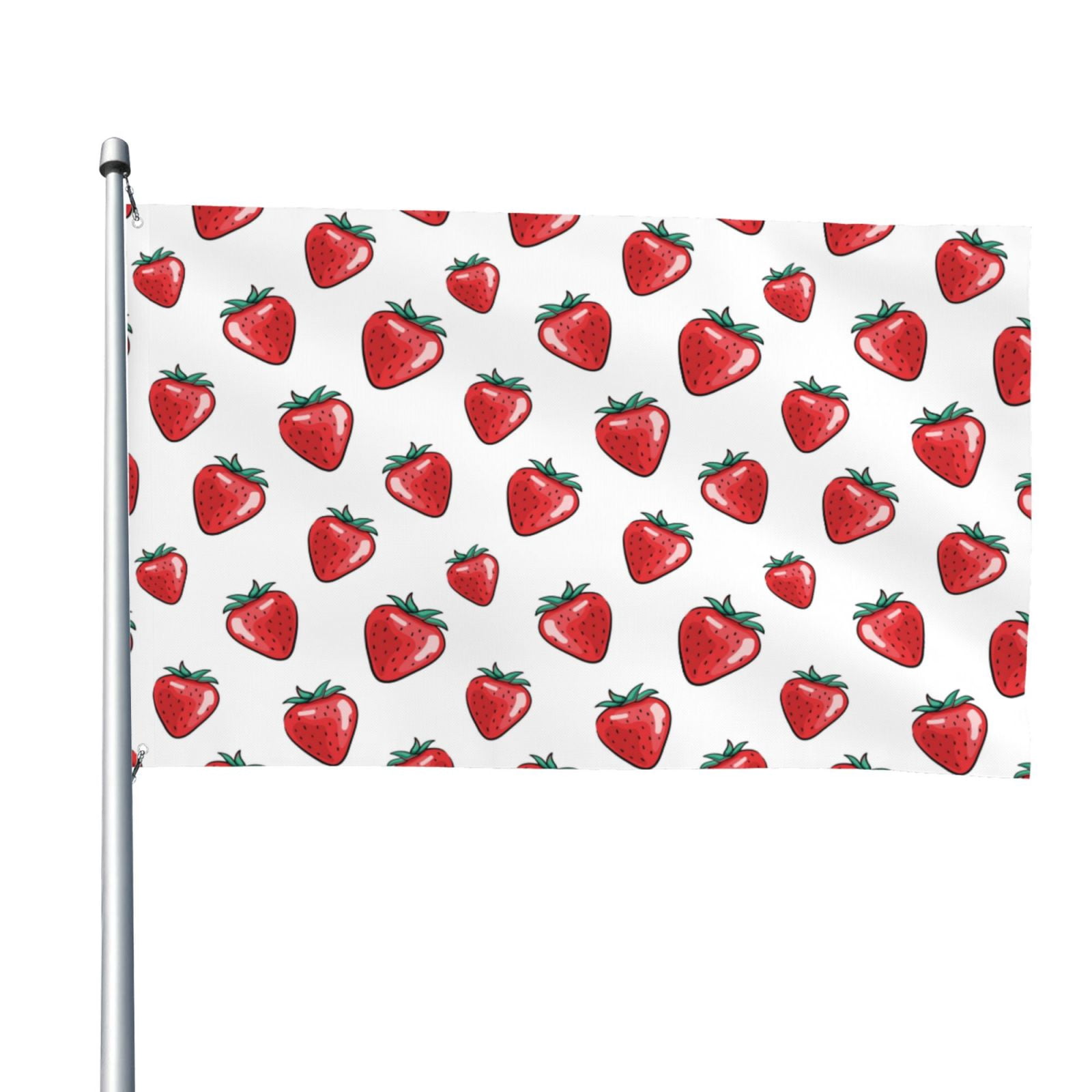 Xecao Hand Drawn Strawberry for Longest Lasting Flag, Made From ...