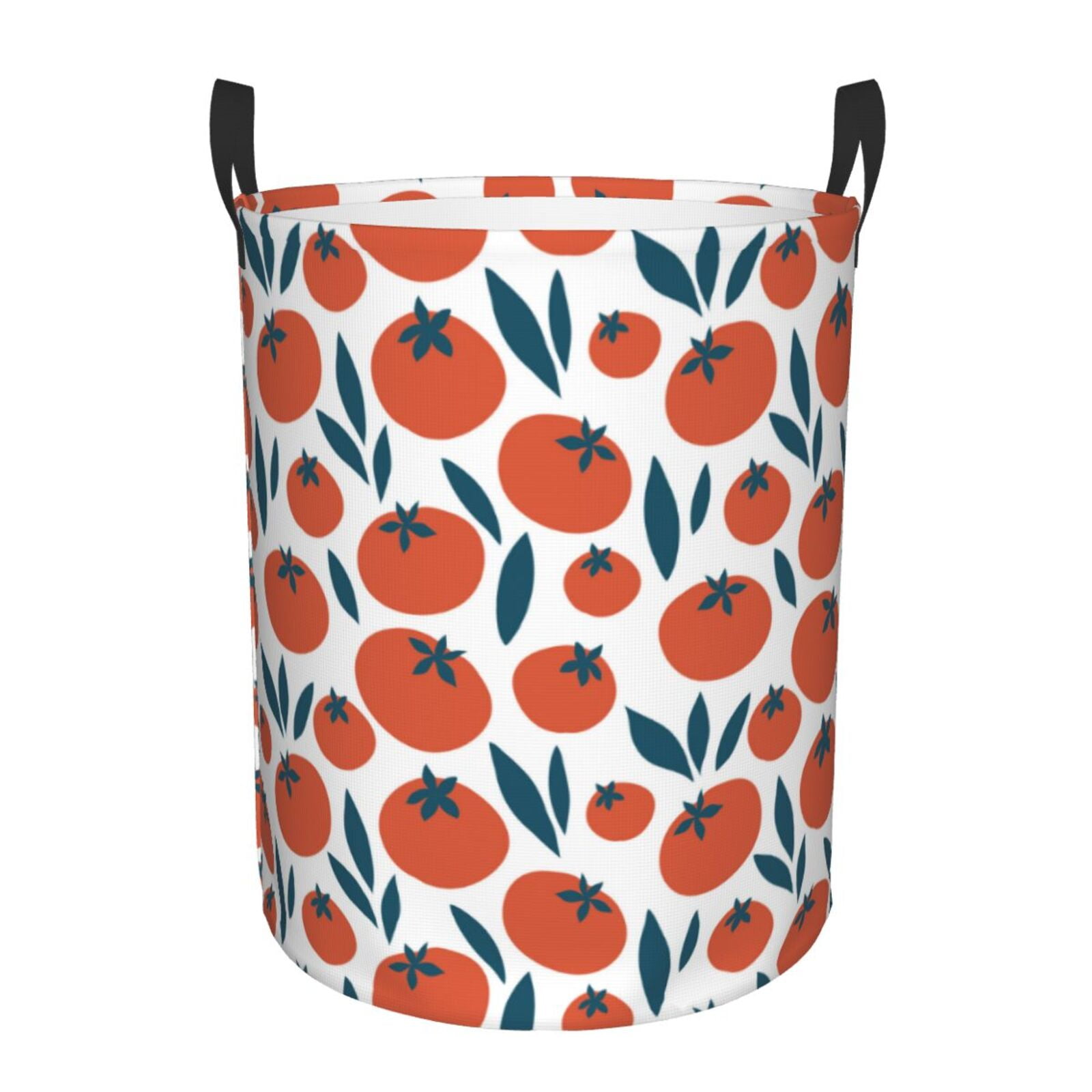Xecao Hand Drawn Tomatoes Print Laundry Hamper Basket,designed for ...