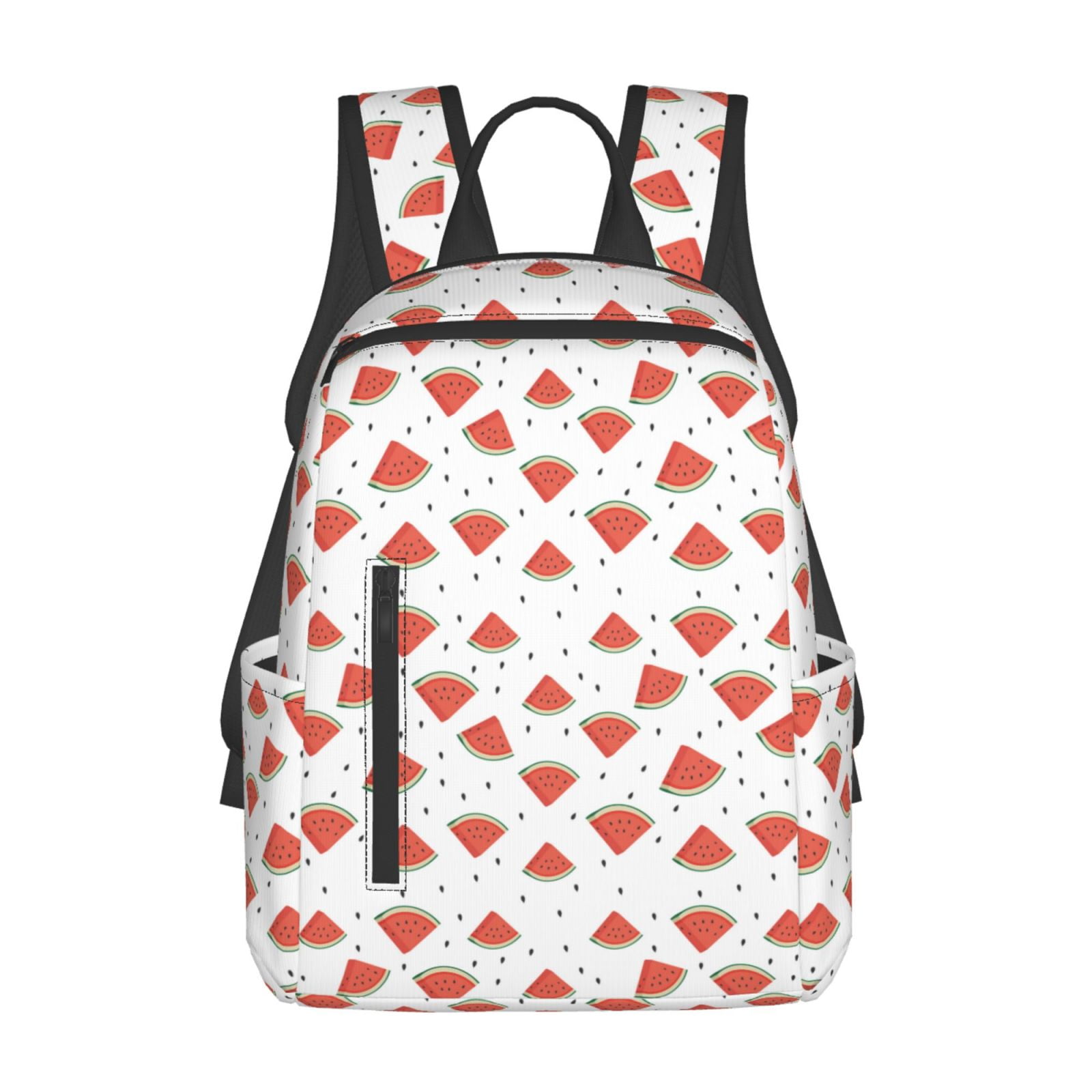 Xecao Hand Drawn Watermelon print Backpack For women men Aesthetic ...