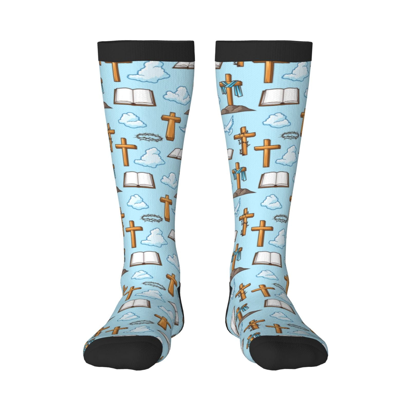 Xecao Happy Easte Print Compression Socks for Both Men And Women for ...