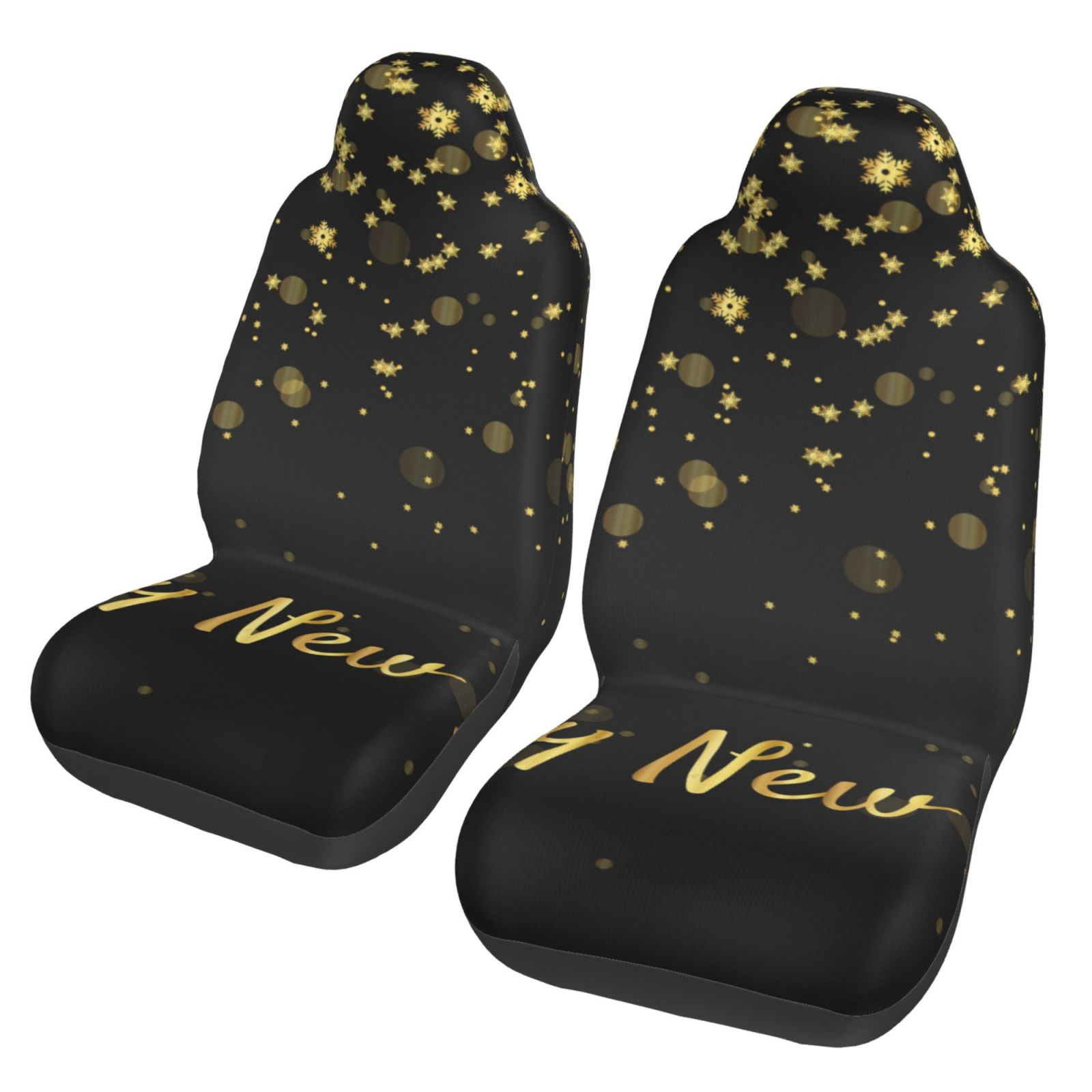 Xecao Happy New Year Print Car Seat Cover in That Fits Most Cars, Vans ...