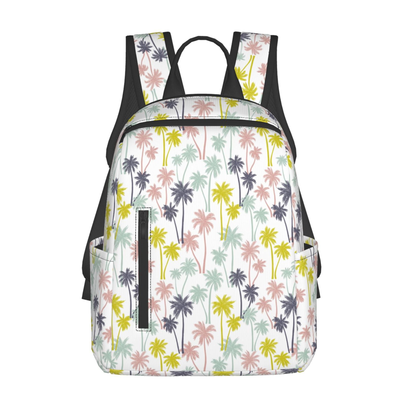 Xecao Hawaiian Coconut Tree print Backpack For women men Aesthetic ...