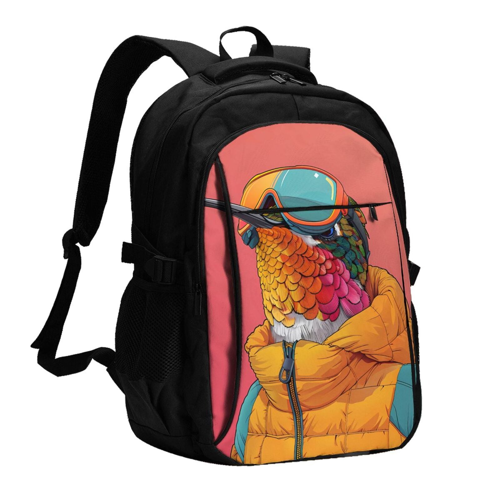 Xecao Hip Hummingbird In Jacket for Travel Laptop Backpack, USB ...