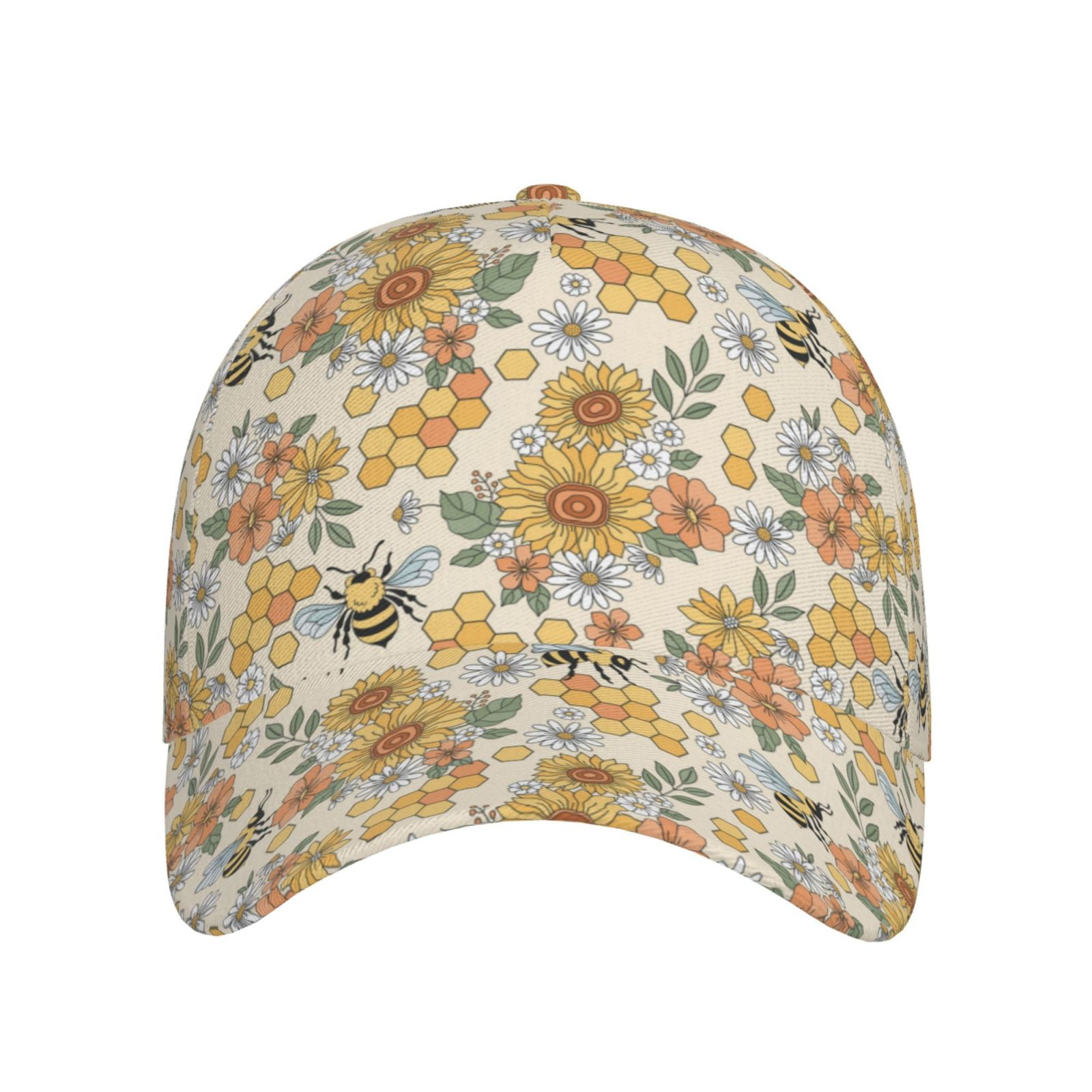 Xecao Hippie Bee Honeycomb for Baseball Cap: Unisex, crafted from ...