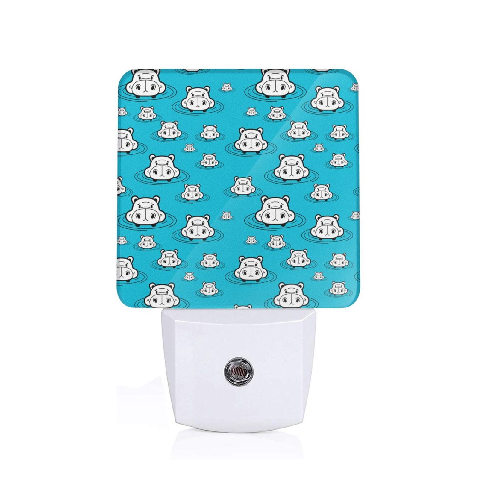 Xecao Hippo In Water Head for Night Light - a Wall-mounted LED Fixture ...