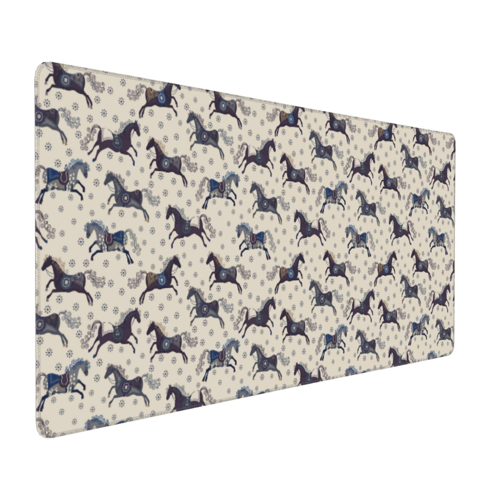 Xecao Horse Print Large Mouse Pad, 16x35.5in Mousepad, Professional Non ...