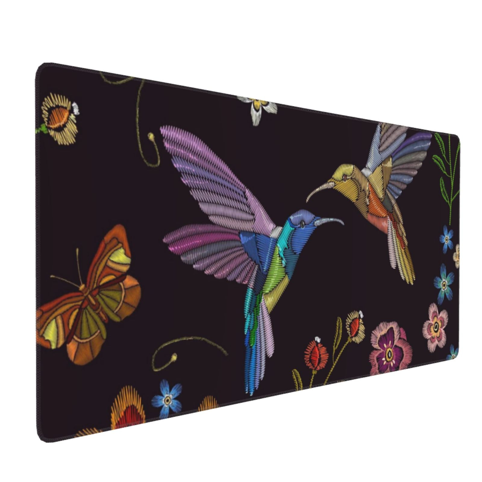 Xecao Humming Bird Print Large Mouse Pad, 16x35.5in Mousepad ...