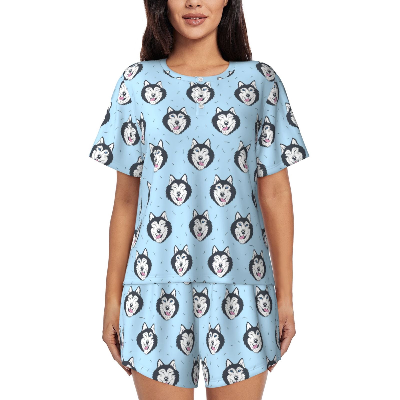 Xecao Husky Head print Swimsuit for women, Summer-ready, sporty style ...