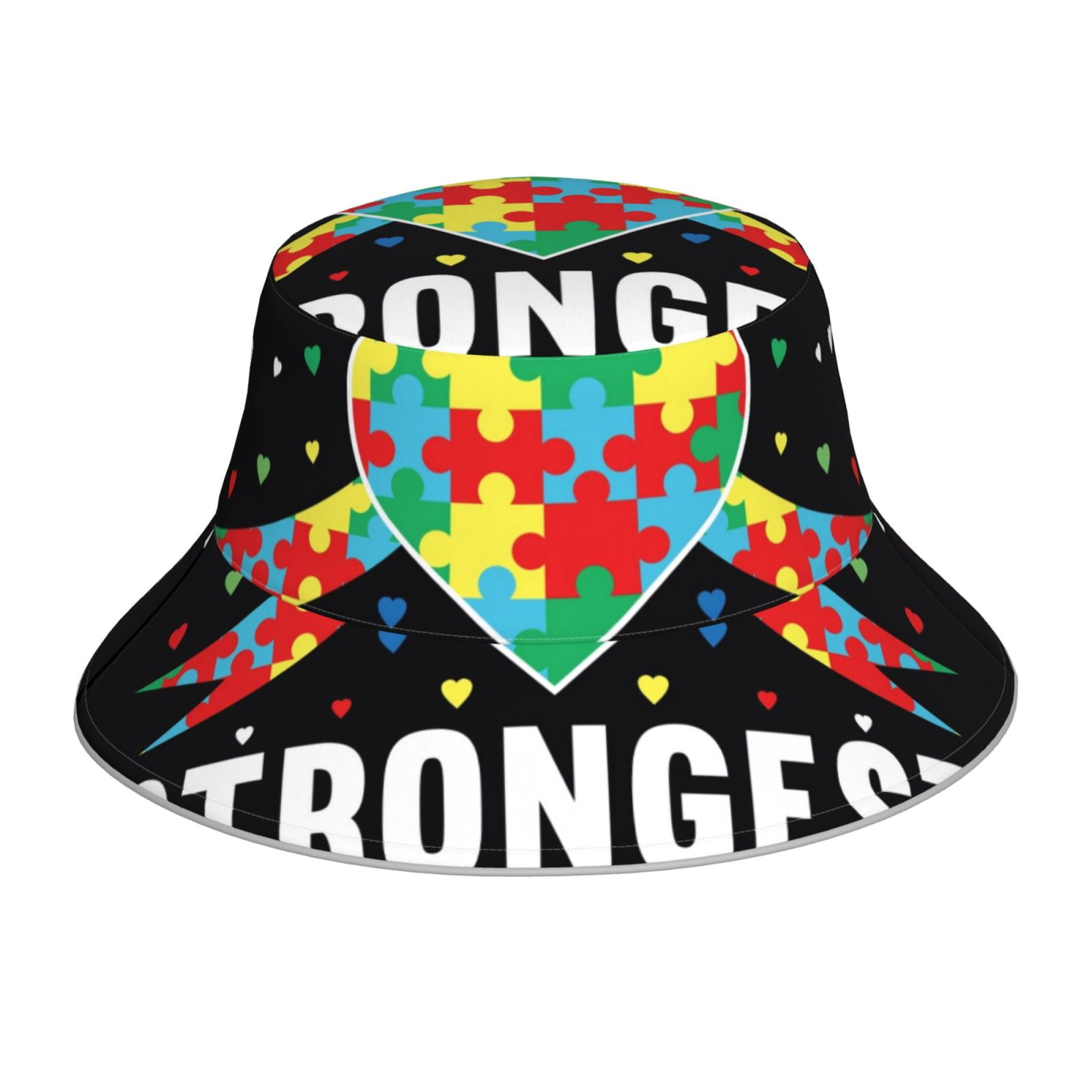 Xecao I Love With Autism Print Men and Women Night Reflective Hat ...