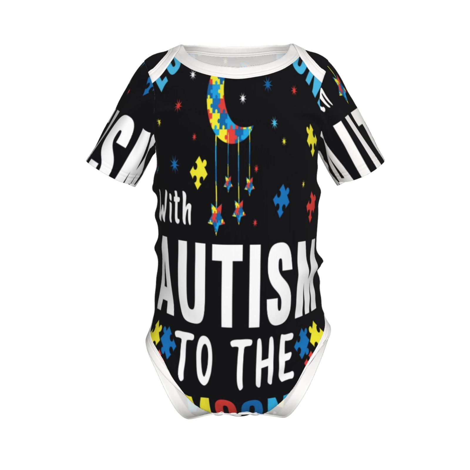 Xecao I Love With Autism To The Moon And Back Pattern Baby Climbing ...