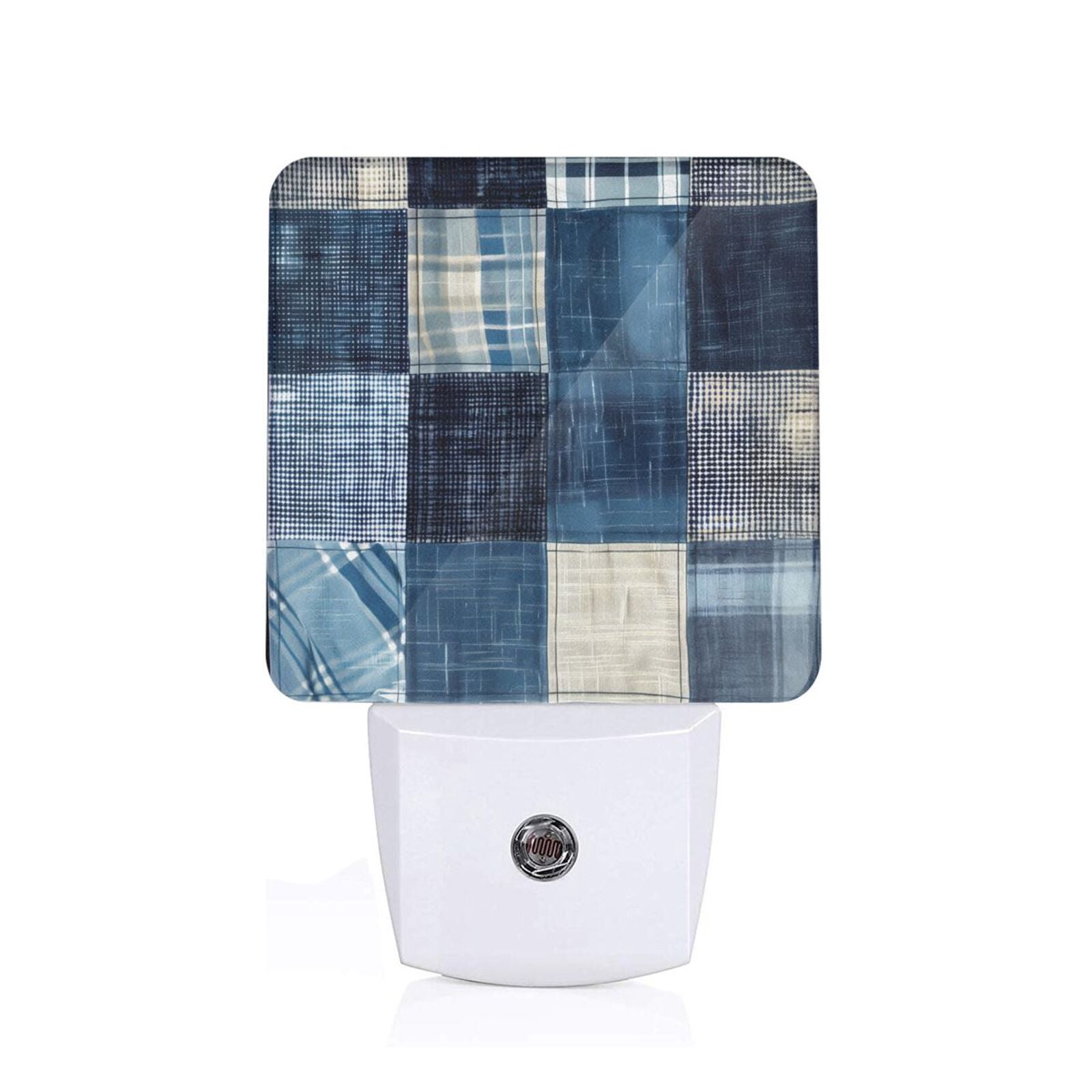 Xecao Indigo Patchwork Quilt for Night Light - a Wall-mounted LED ...