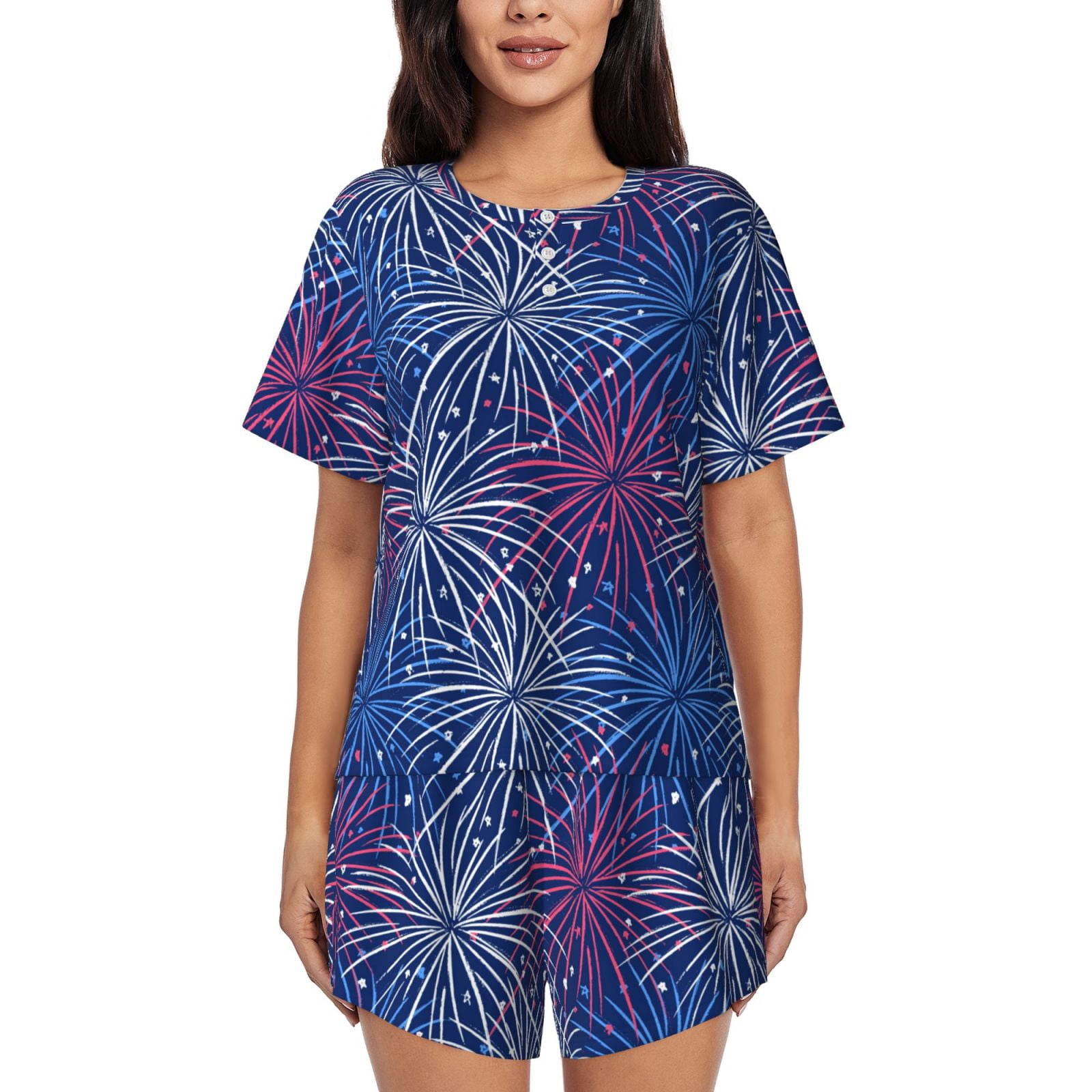 Xecao Ireworks In The Night Sky print Swimsuit for women, Summer-ready ...