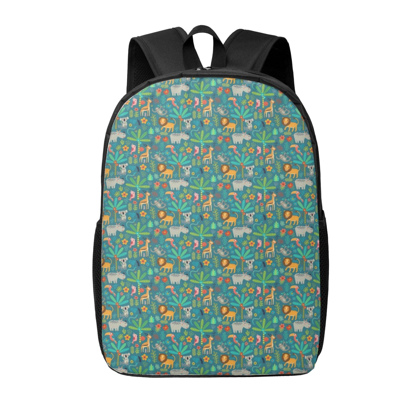 Xecao Jungle Animals print Travel Backpack, Large Computer Backpack for ...