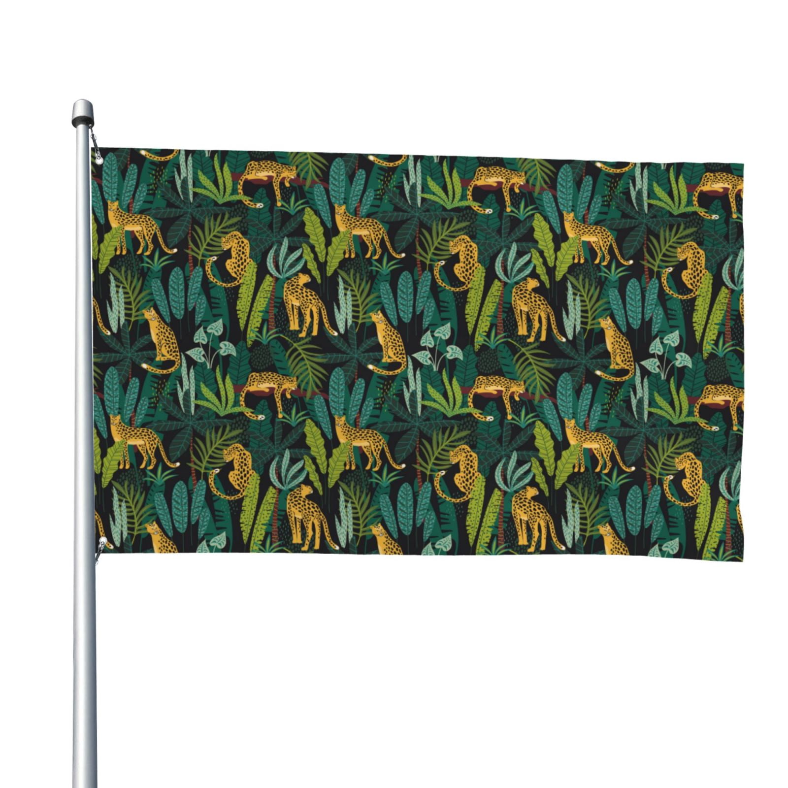Xecao Jungle Leopard Yellow for Longest Lasting Flag, Made From ...