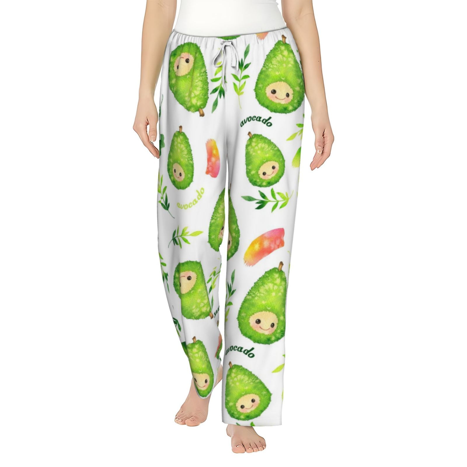 Xecao Kawaii Avocado Women's Straight Lounge Pajama Pants: The Epitome ...