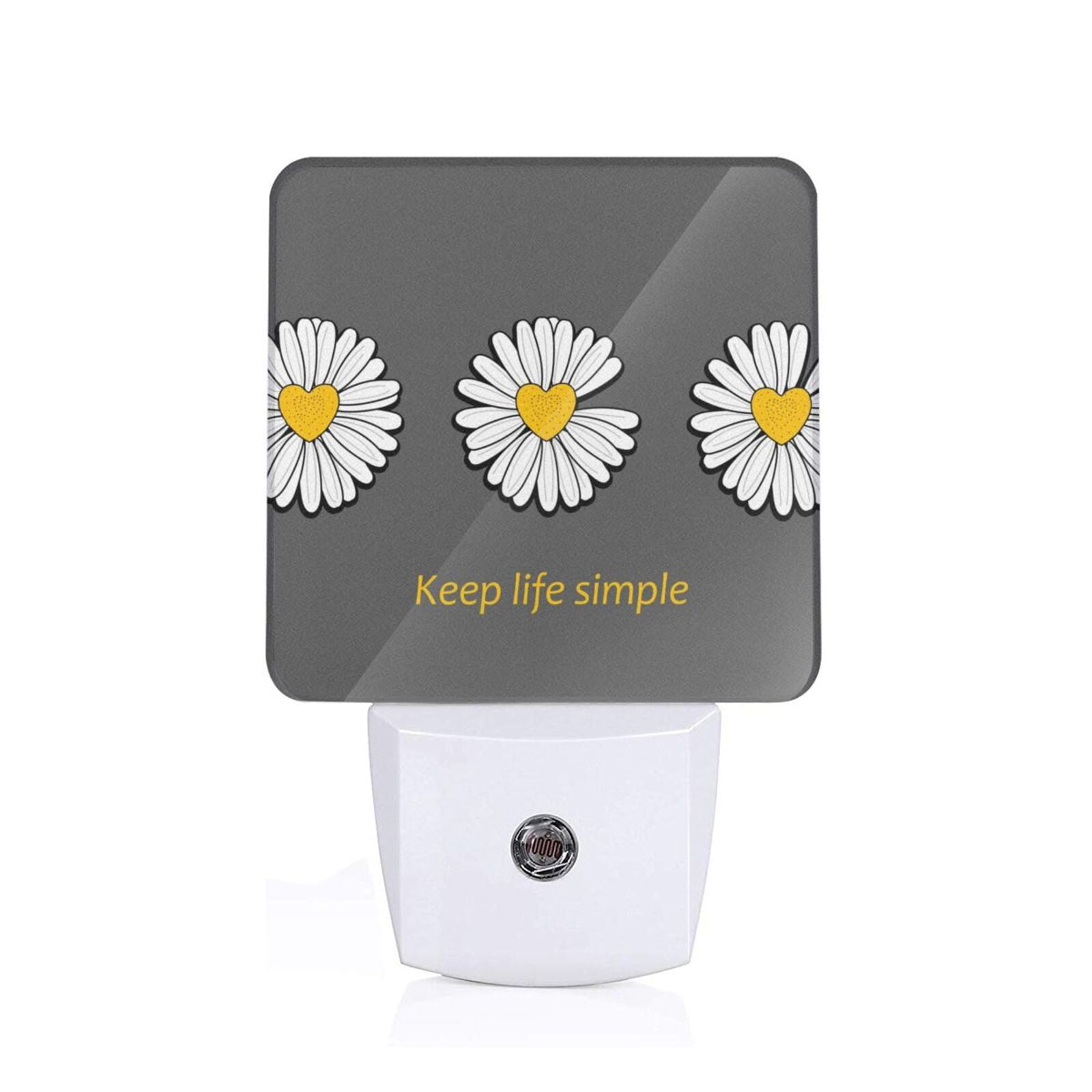 Xecao Keep Life Simple Daisy Flower for Night Light - a Wall-mounted ...