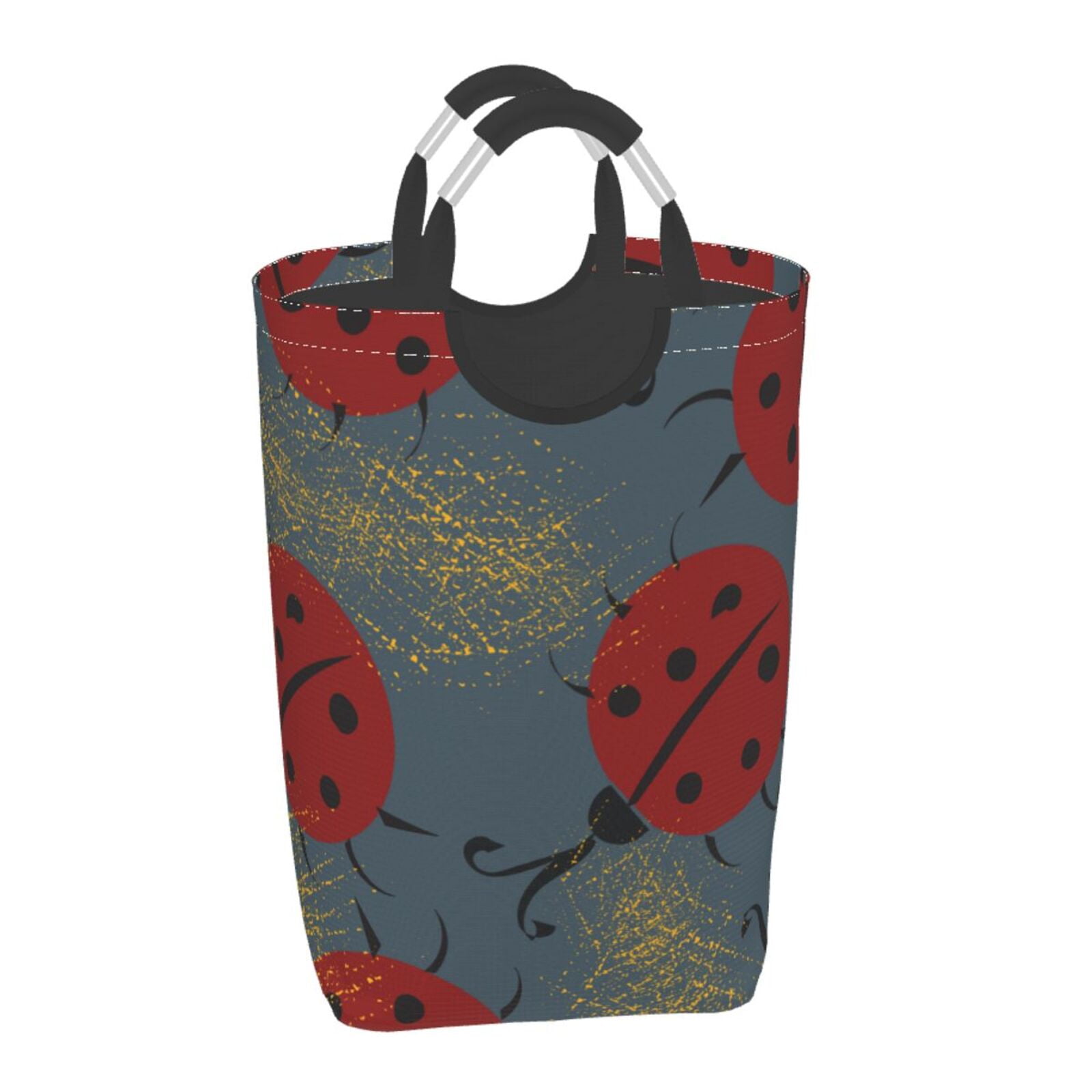 Xecao Ladybug for Laundry Basket,Collapsible Large Laundry Hamper,Wash ...