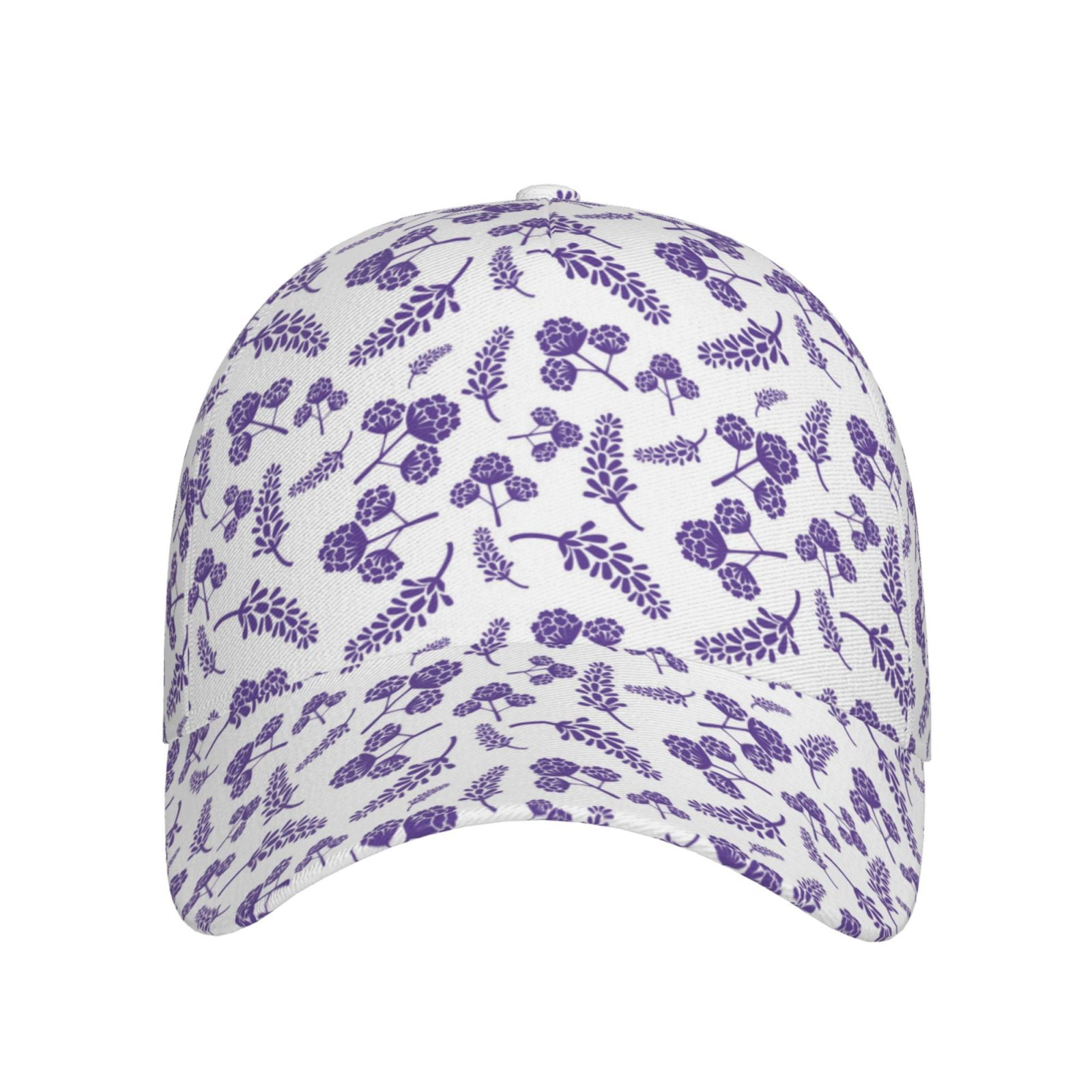 Xecao Lavender Flowers for Baseball Cap: Unisex, crafted from classic ...