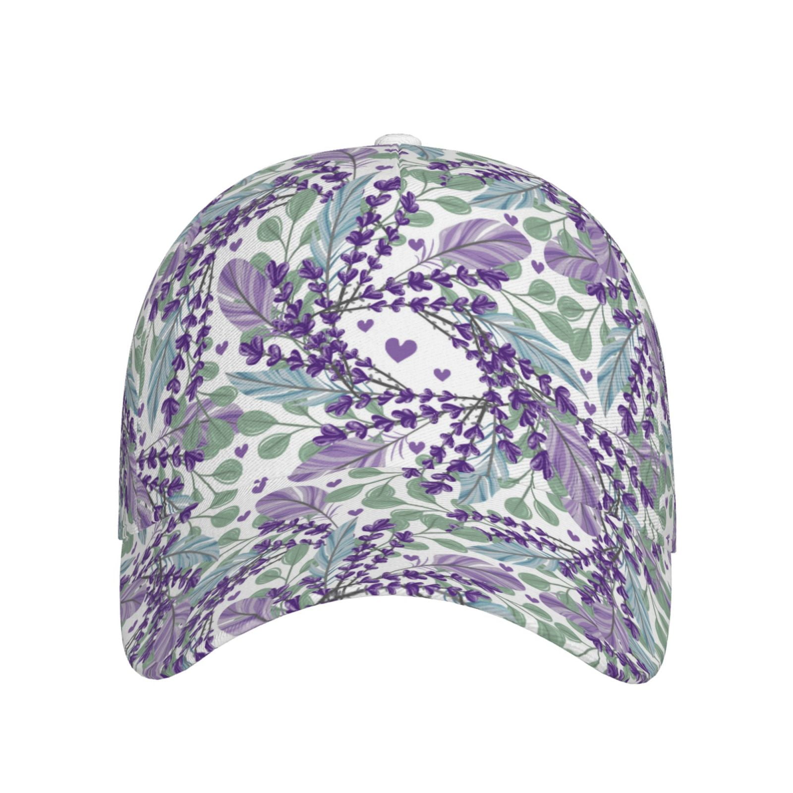 Xecao Lavender Flowers for Baseball Cap: Unisex, crafted from classic ...