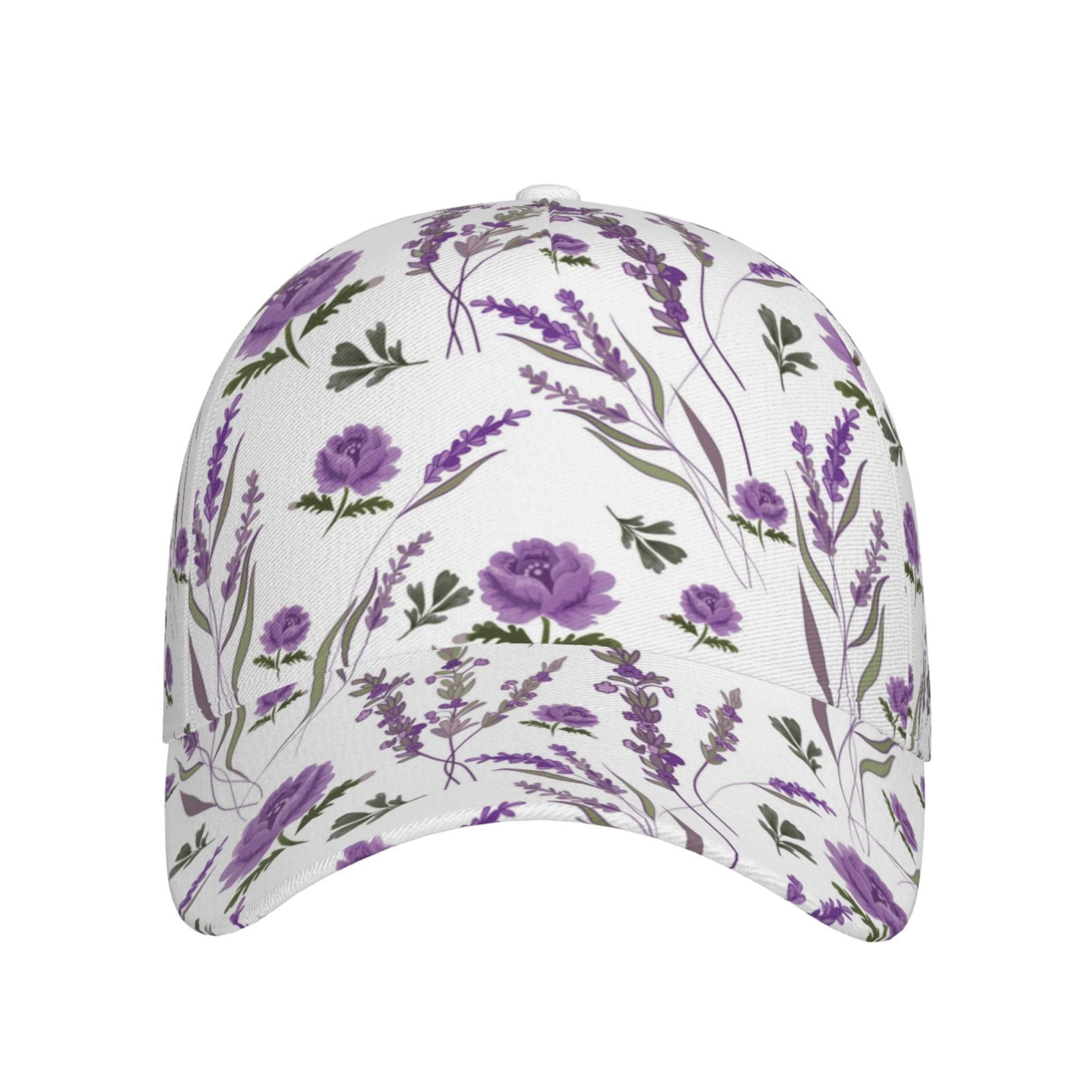 Xecao Lavender Flowers for Baseball Cap: Unisex, crafted from classic ...